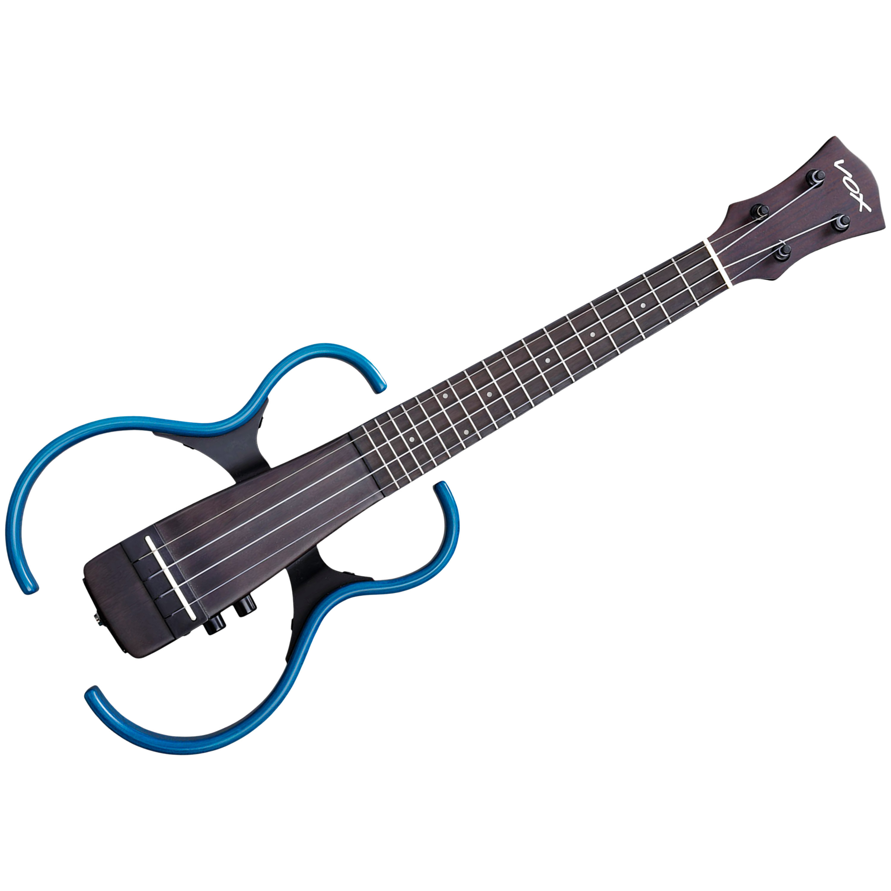 Vox VFU-1-CFM TB Ukulélé électro-acoustique Frameless Érable Bleu ...