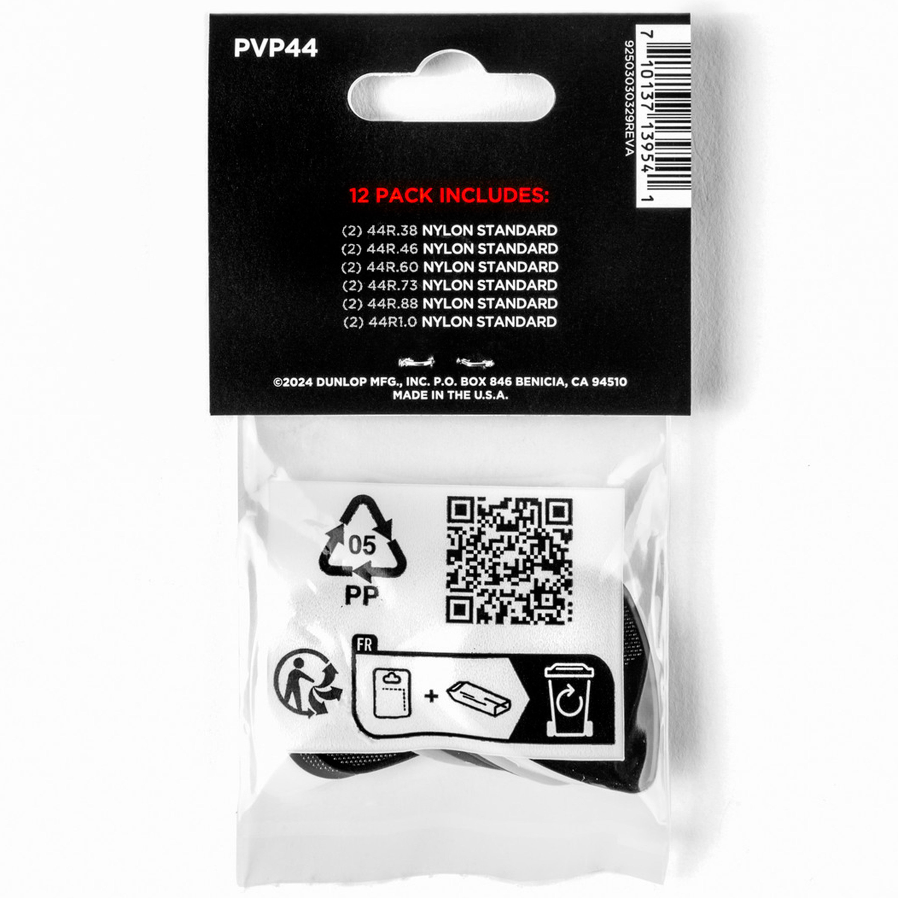 Dunlop PVP44 Nylon Variety Pack Sachet de 12 - Médiators SonoVente.com