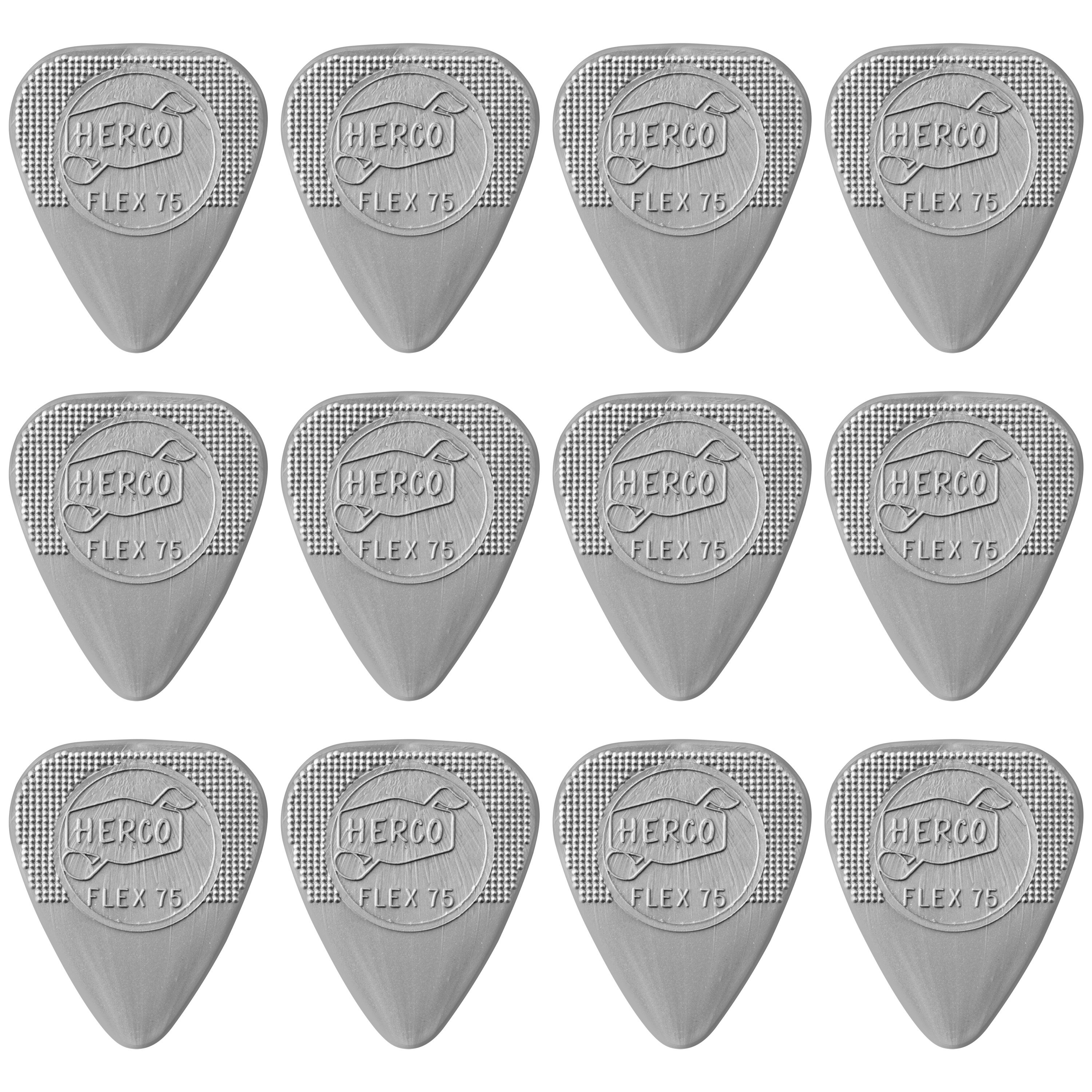 Herco HE211P Médiator Flex 75 Nylon Heavy Sachet de 12 - Médiators ...