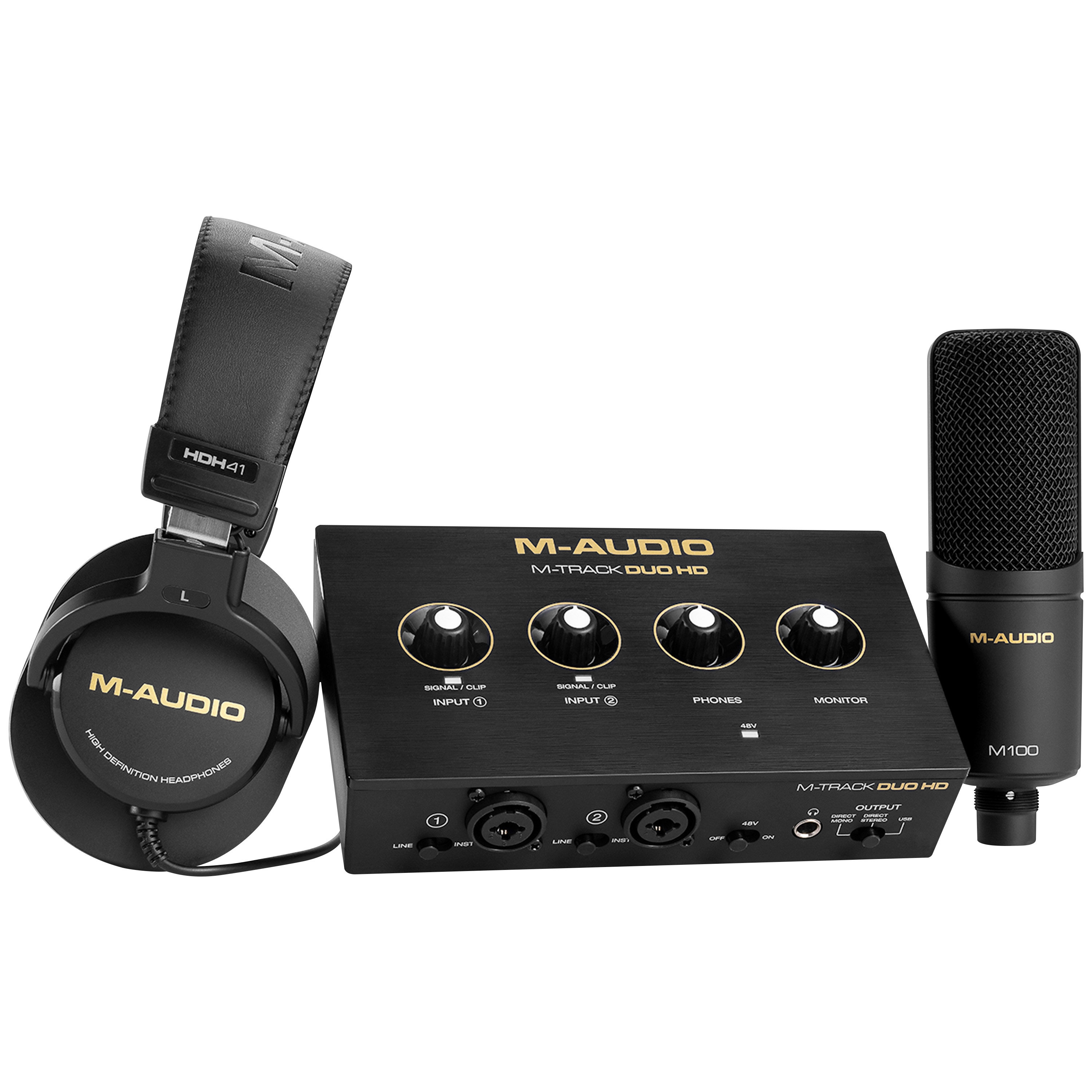 M AUDIO M-Track Duo HD Producer Pack - Pack MAO SonoVente.com