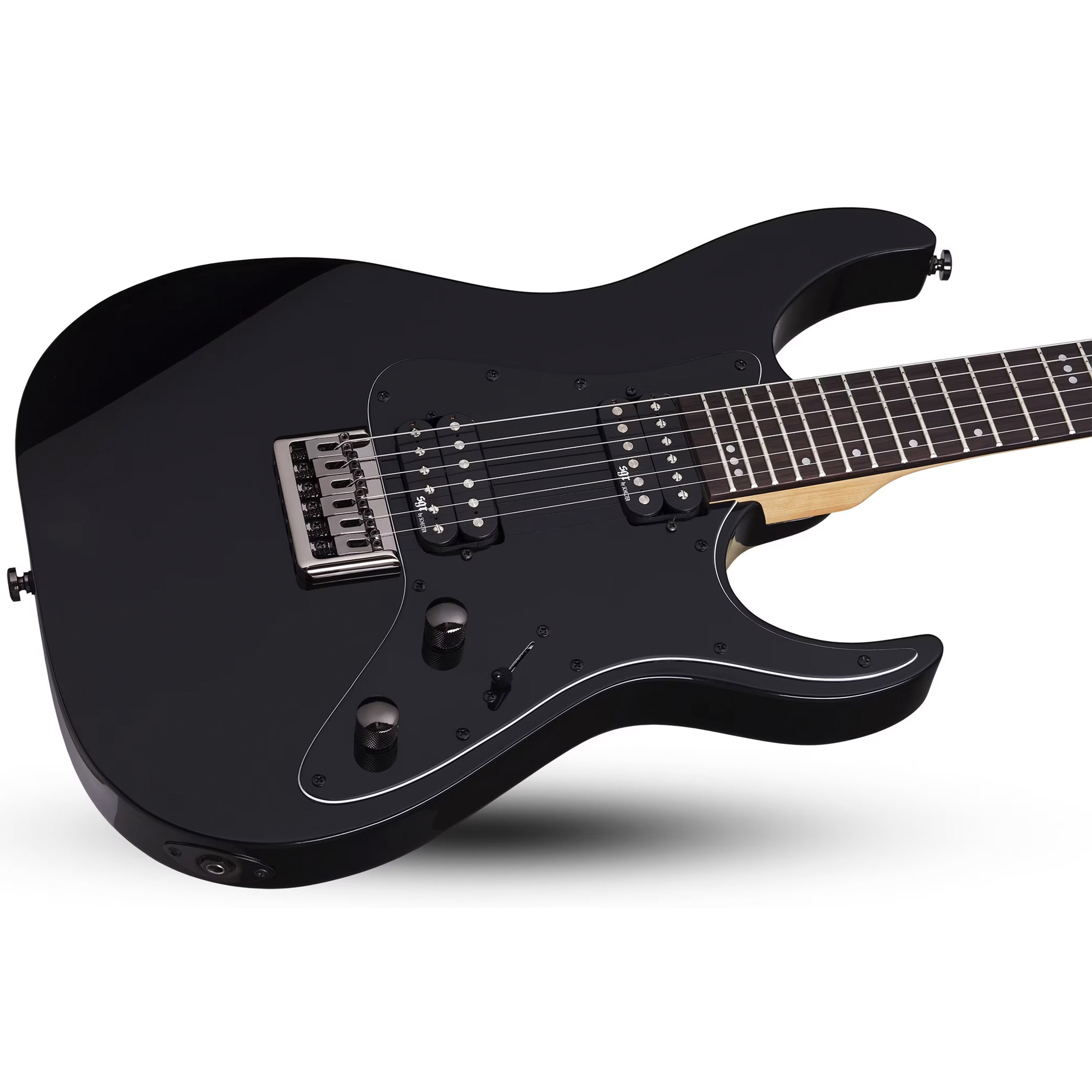 Schecter SGR Banshee Midnight Satin Black - Guitare métal / moderne ...