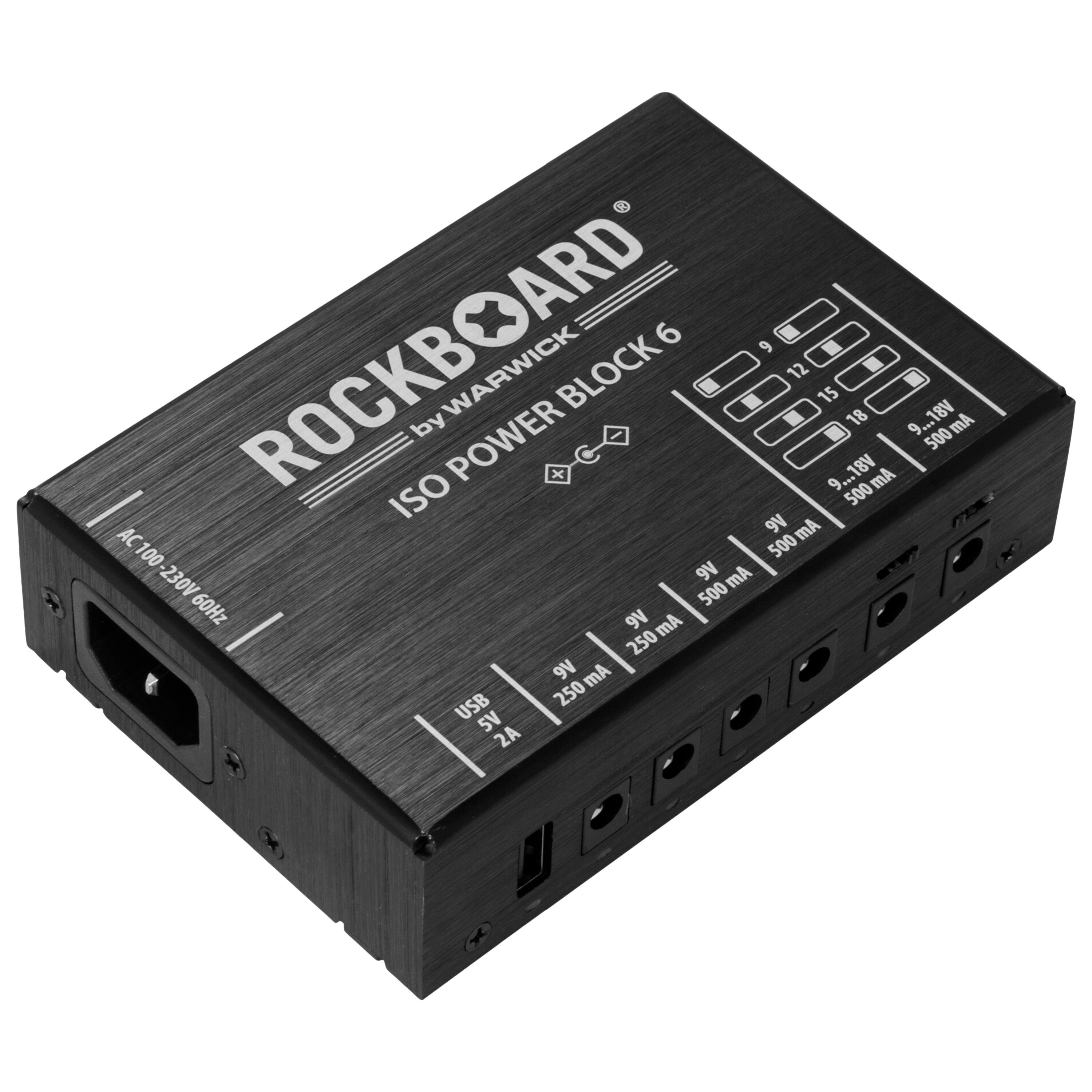 Rockboard ISO Power Blocks V6 IEC - Effets guitare électrique SonoVente.com