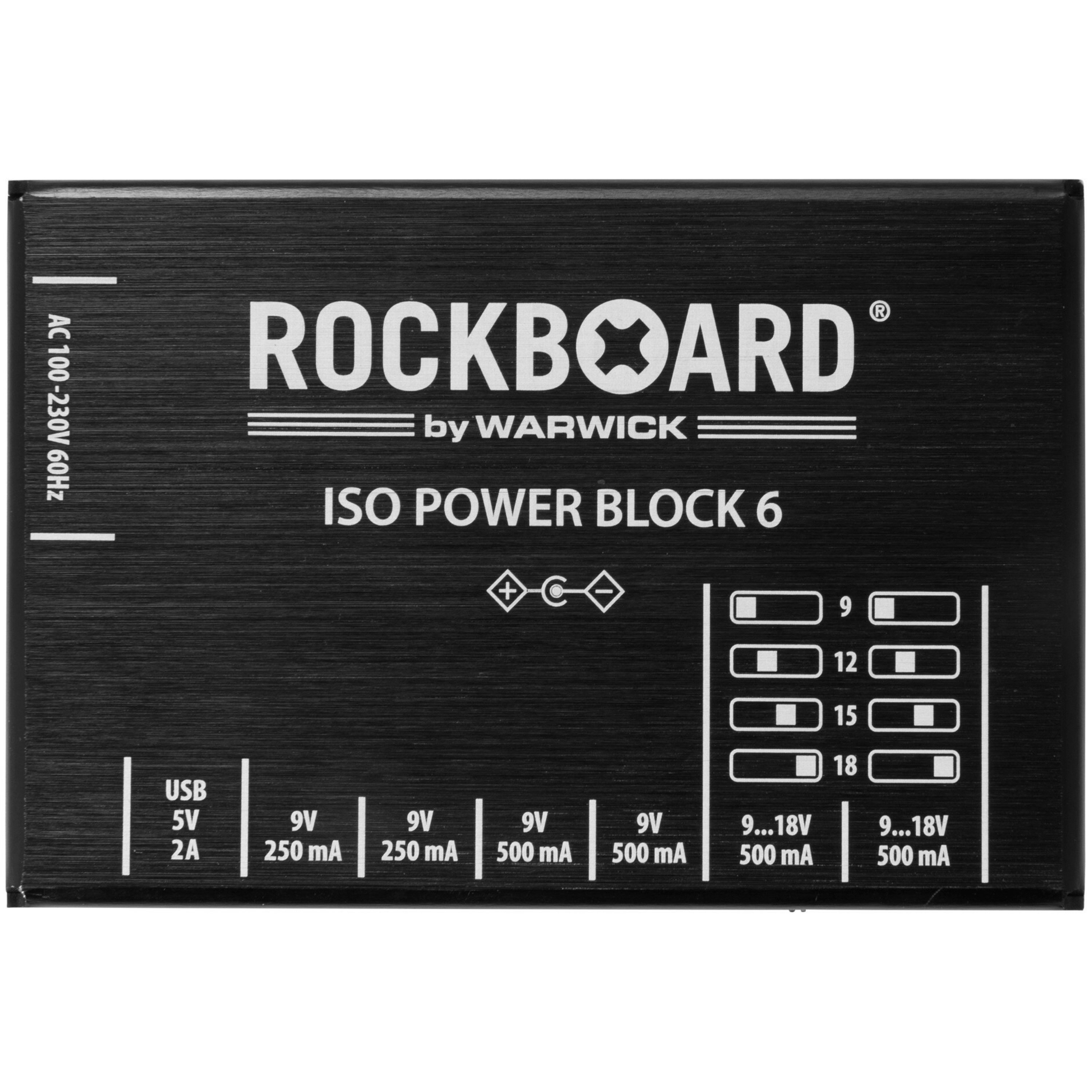 Rockboard ISO Power Blocks V6 IEC - Effets guitare électrique SonoVente.com