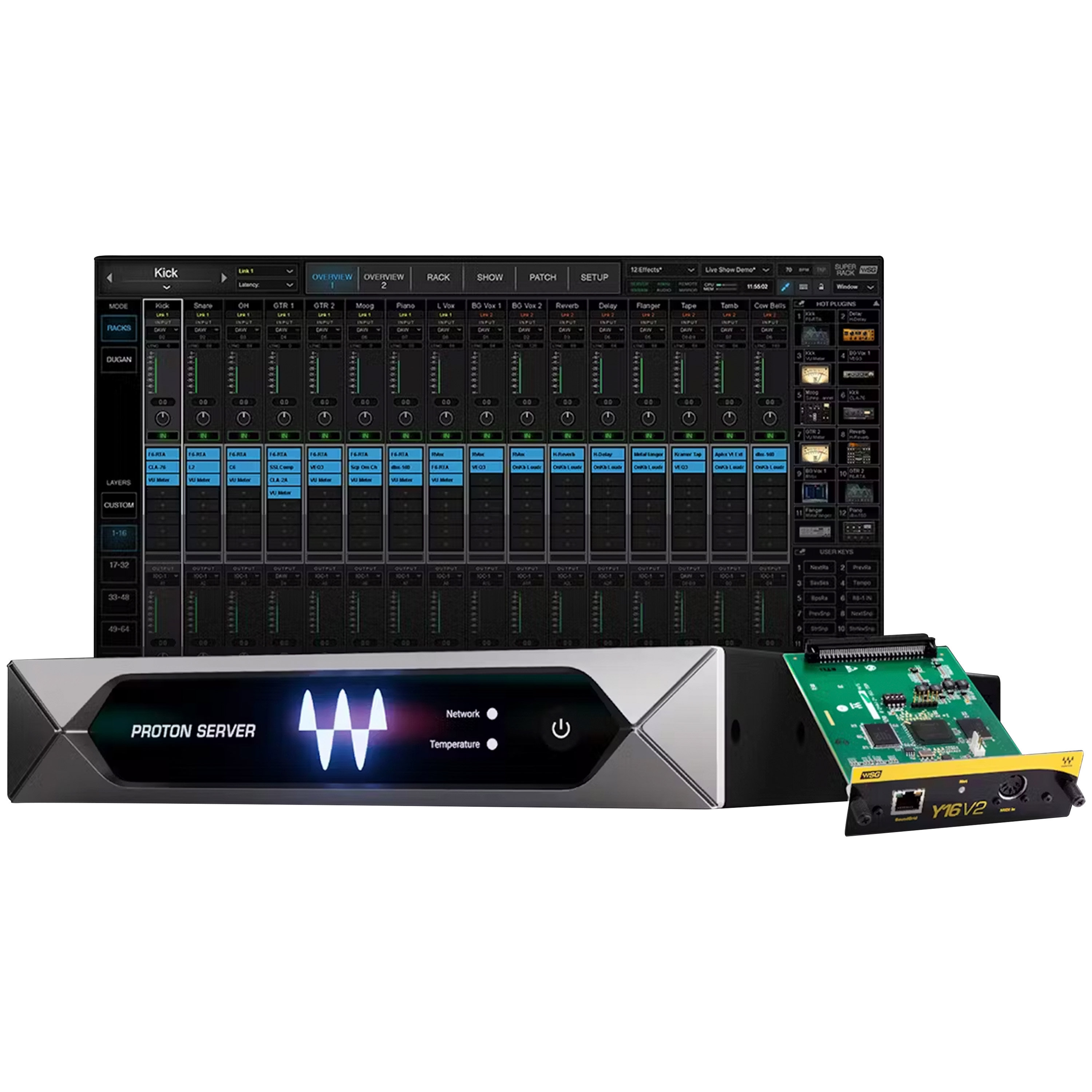 Waves Pack Proton SoundGrid Server + Ext Card Yamaha - Multi-effets ...