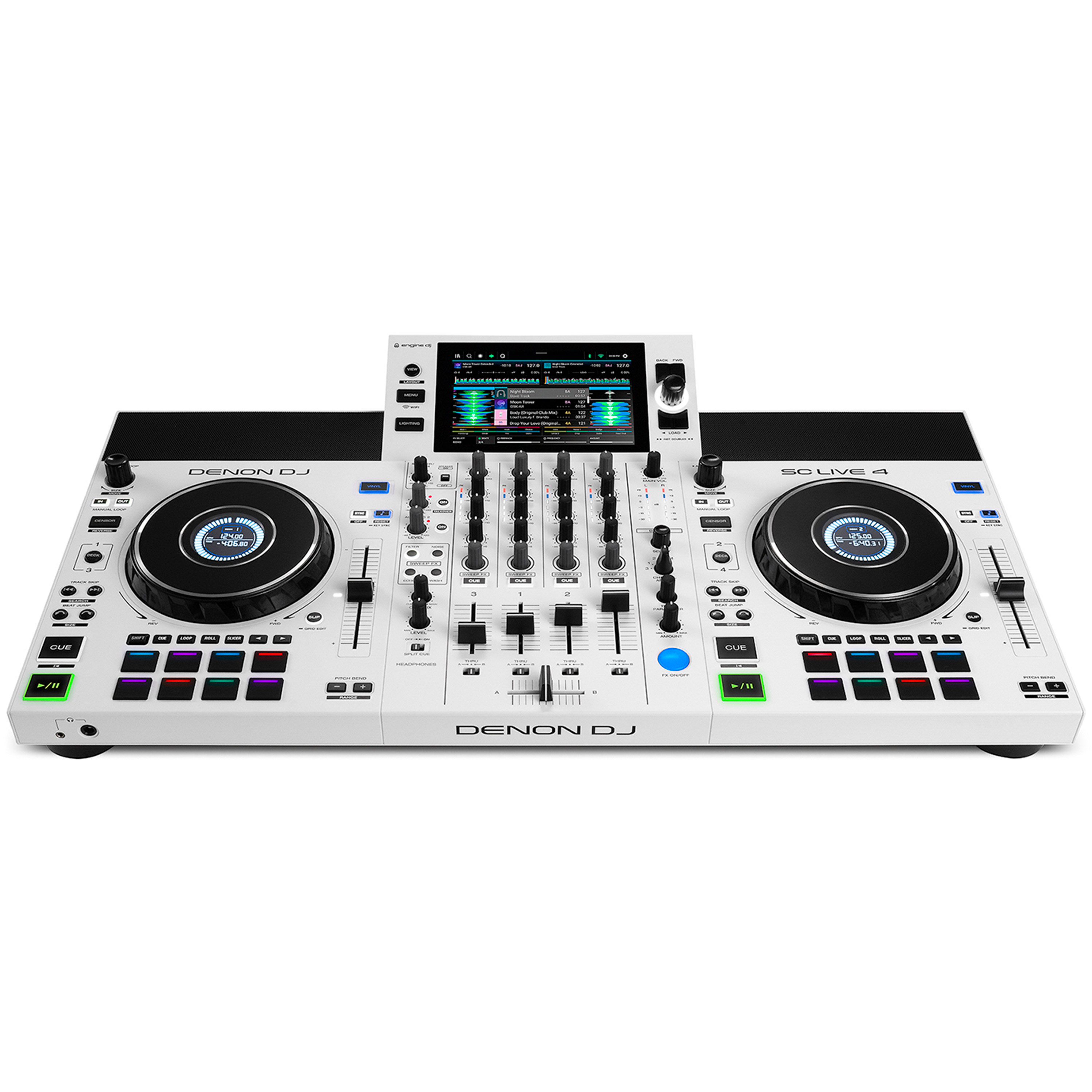 Denon DJ SC Live 4 White Edition - Stand-alone DJ-controller SonoVente ...