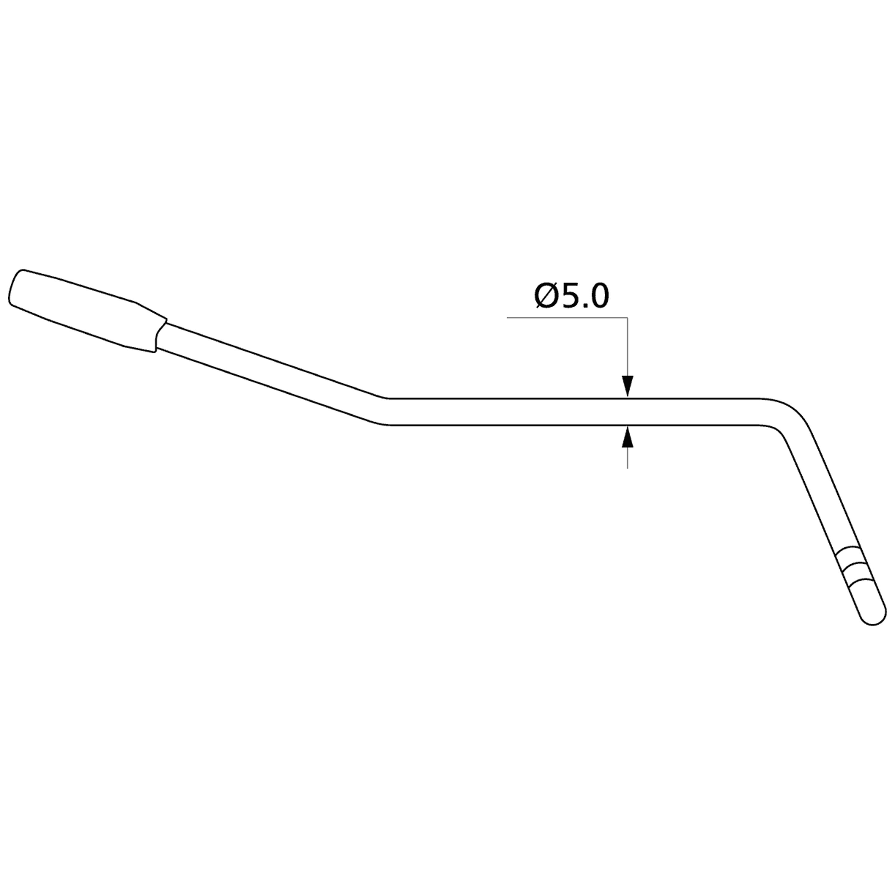 Yellow Parts EZ1360B Tige de vibrato à enfoncer noire - Pièces ...