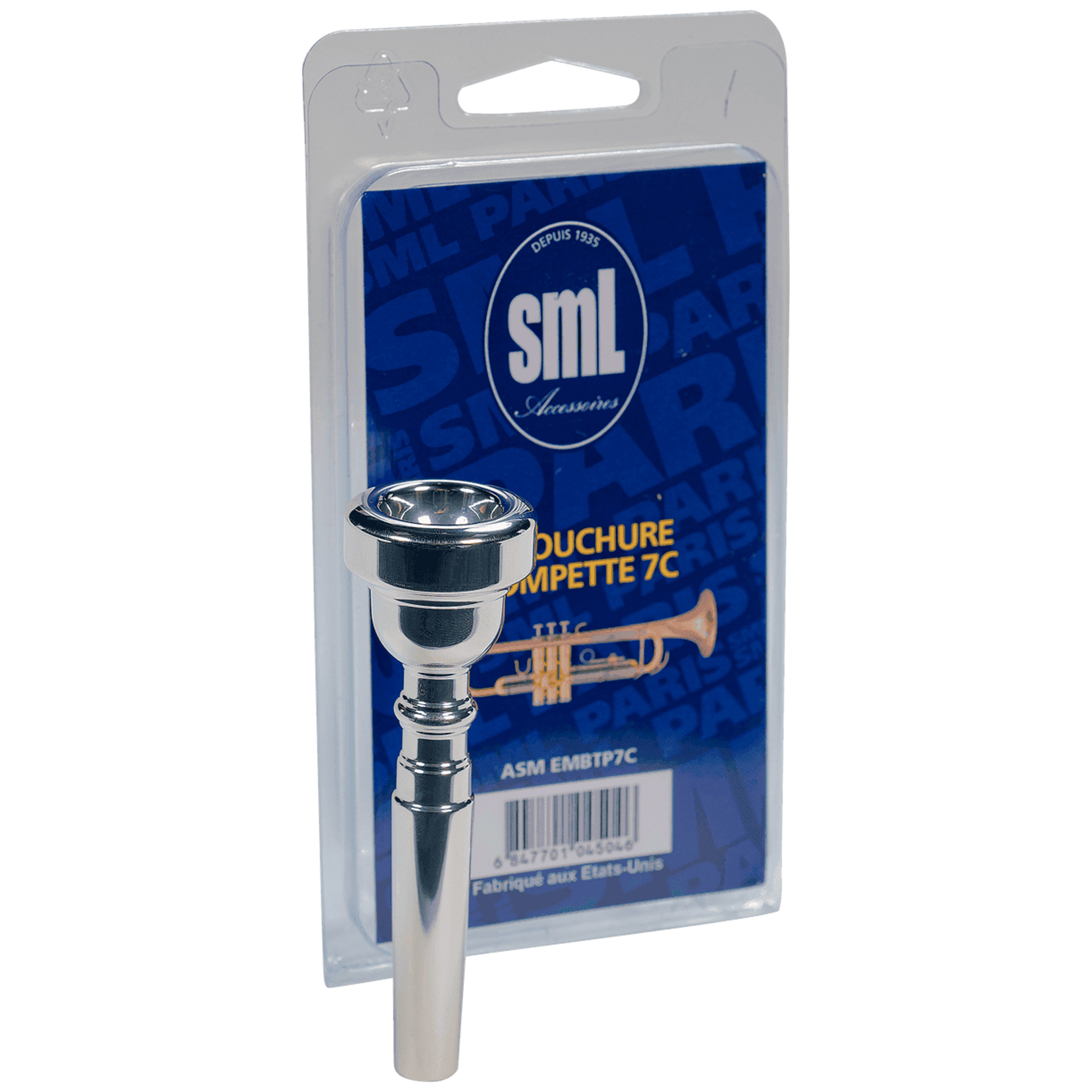 SML Paris EMBTP7C Embouchure Trompette 7C - Embouchure cuivre SonoVente.com