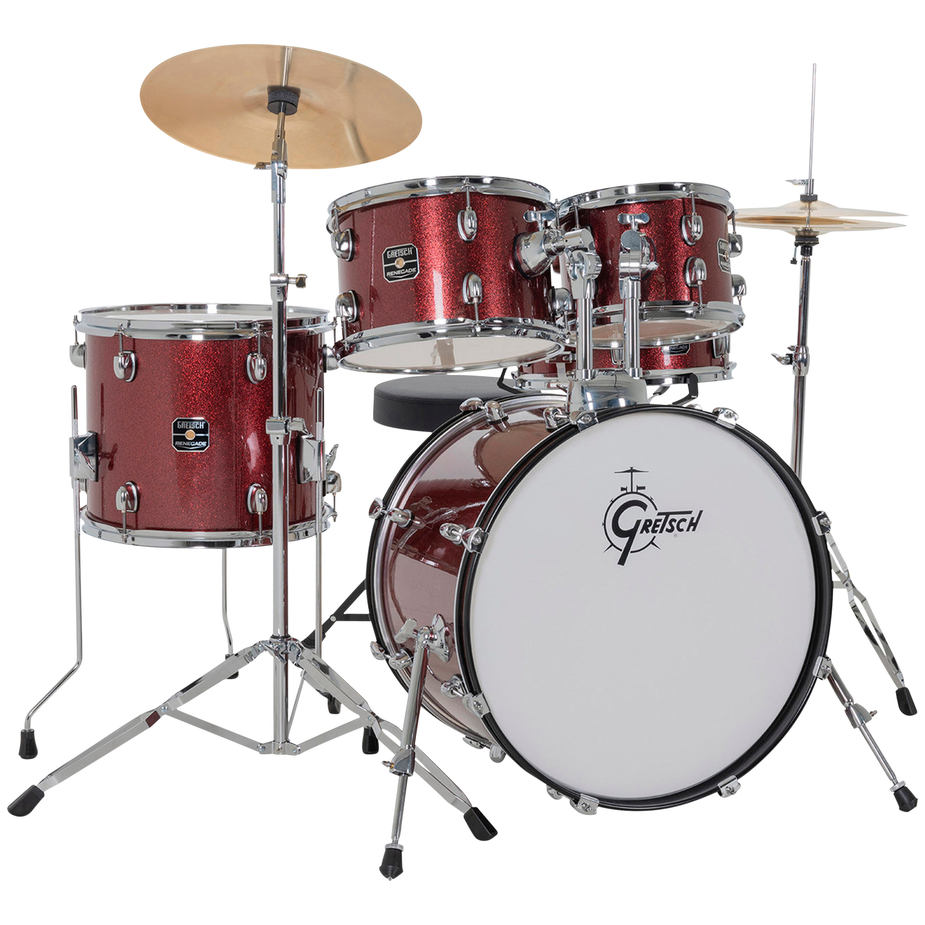 Gretsch Drums Renegade Set Ruby Sparkle 20'' - Standard Drum Kit ...