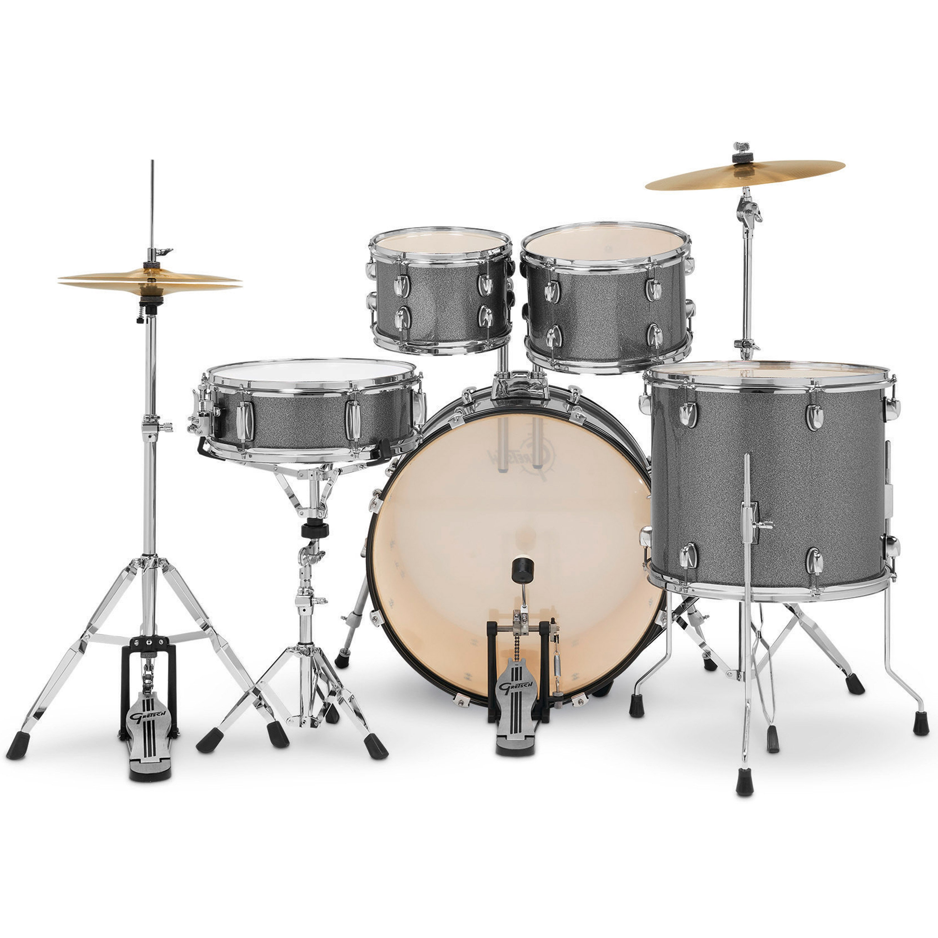 Gretsch Drums Renegade Grey Sparkle Set 22 - Batterie standard ...