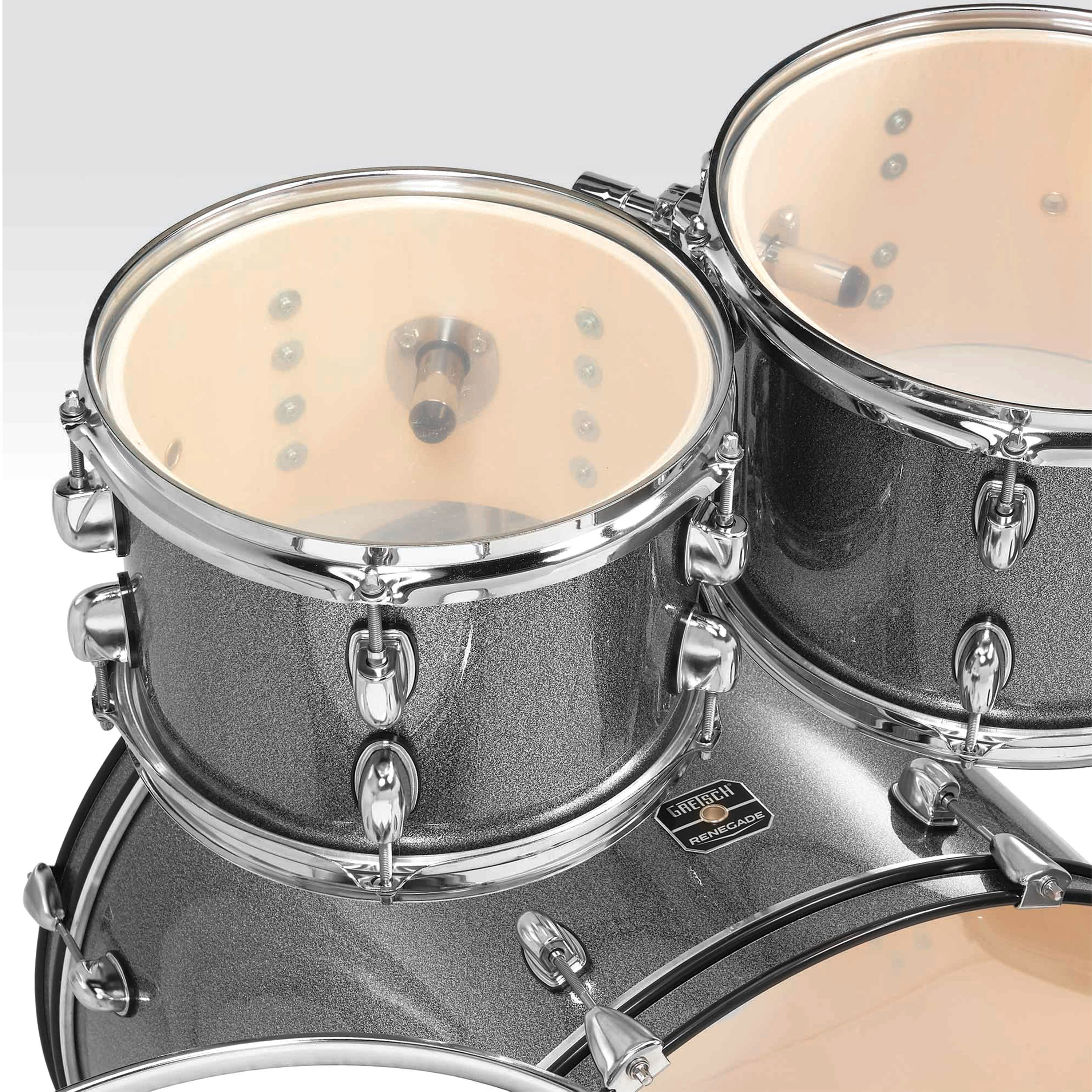 Gretsch Drums Renegade Grey Sparkle Set 22 - Batterie standard ...