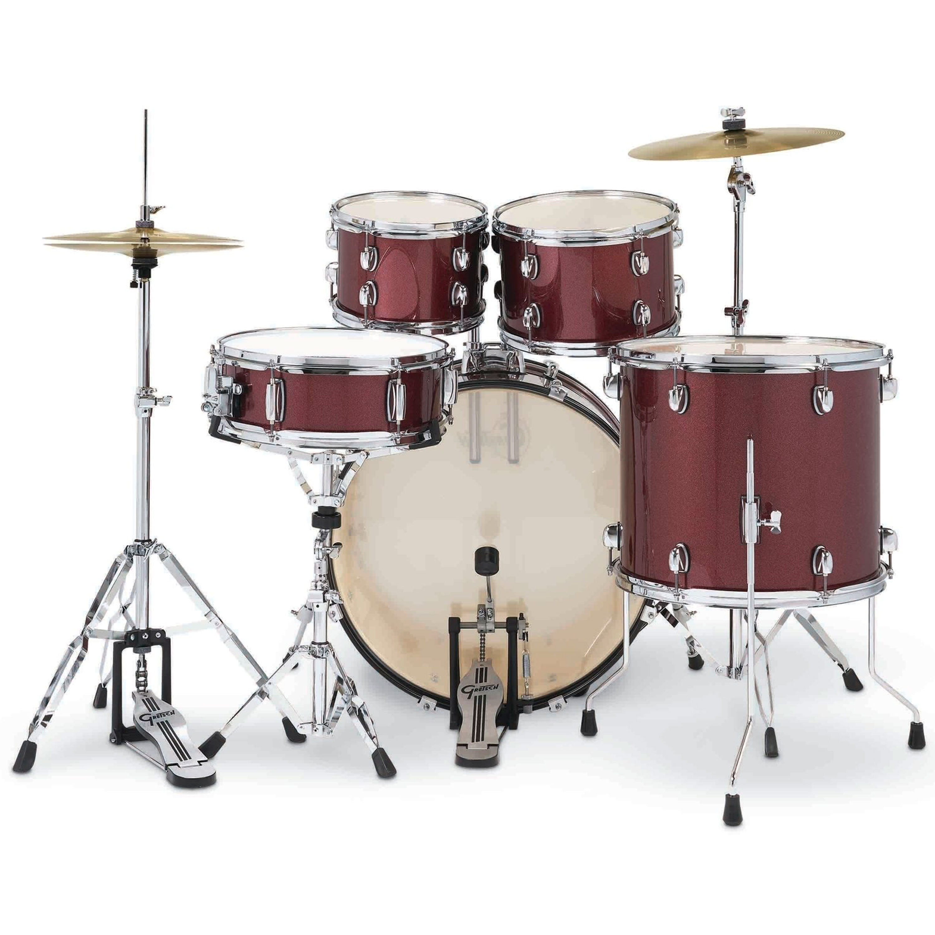 Gretsch Drums Renegade Ruby Sparkle Set 22 - Batterie standard SonoVente.com - Maroc