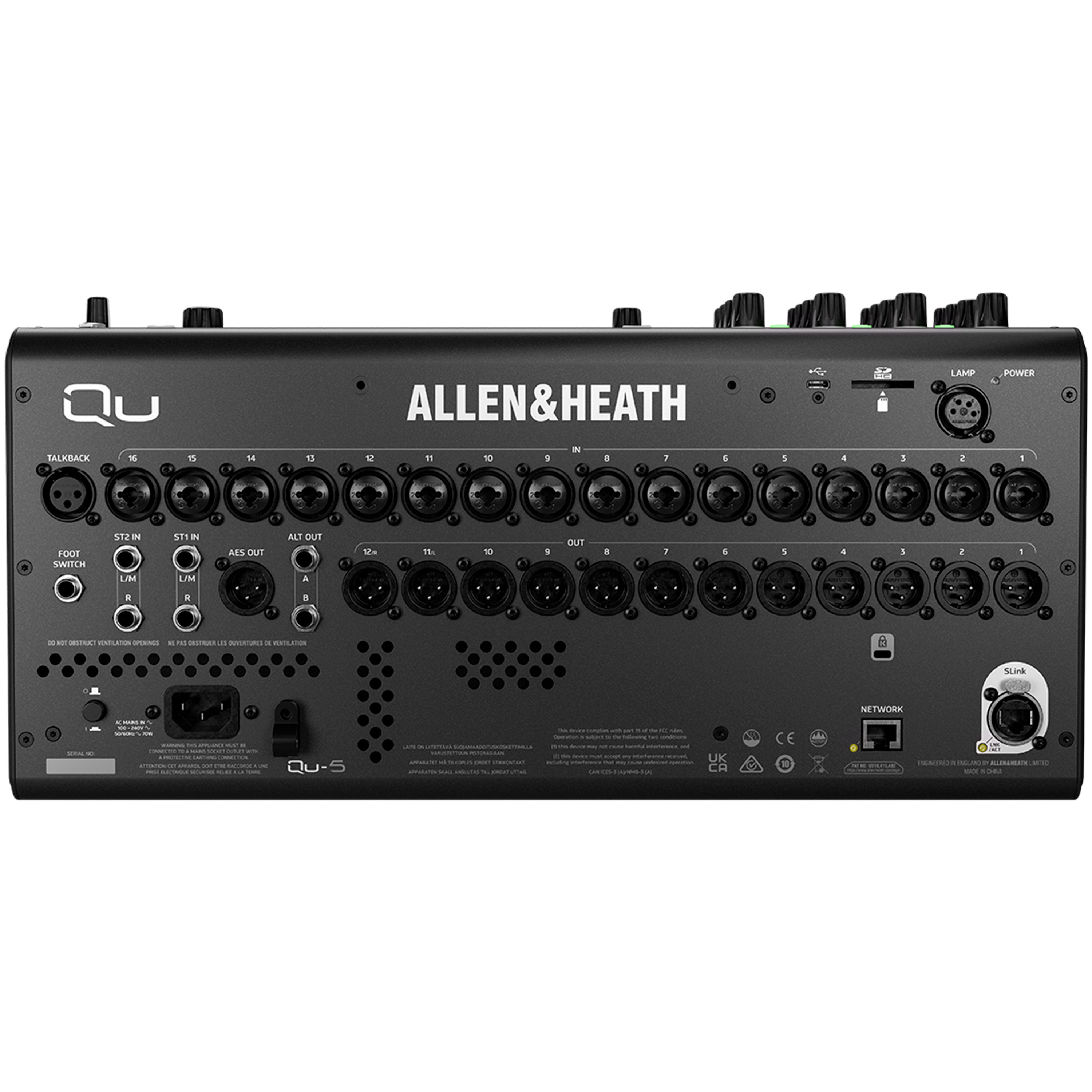 Allen & Heath Qu-5 - Console de mixage numérique SonoVente.com