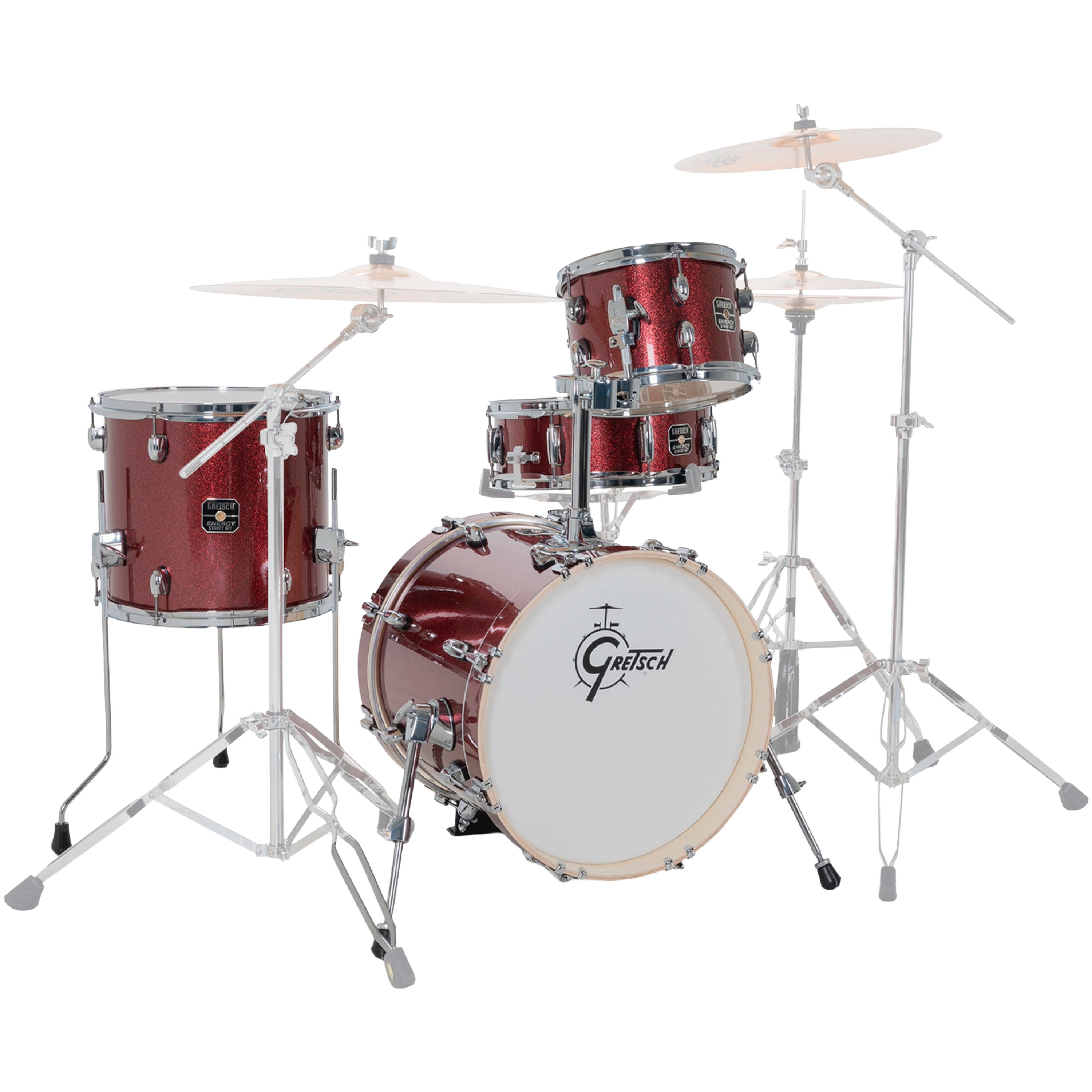 Gretsch Drums Energy Street Drum Kit Ruby Sparkle 16'' - Batterie ...
