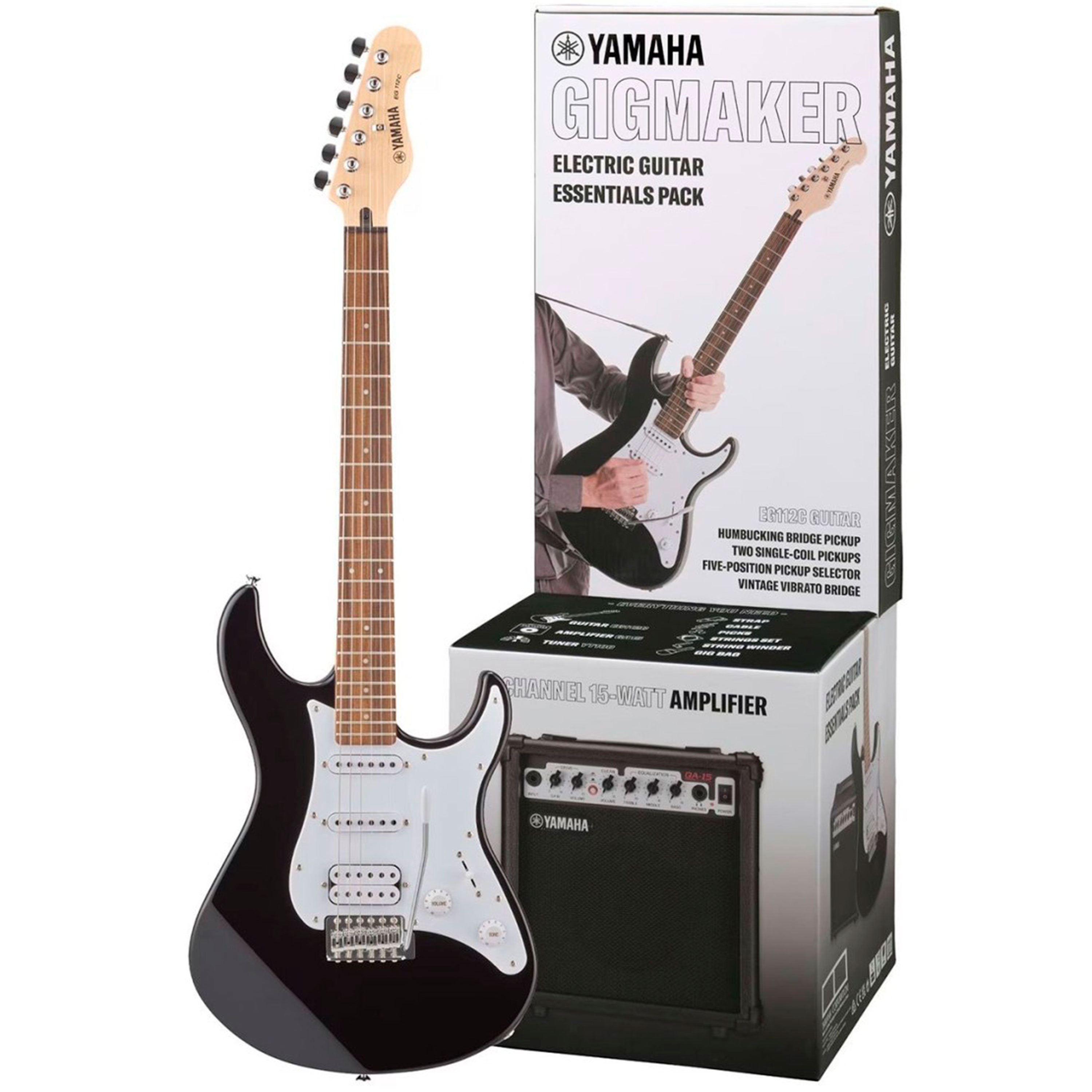 Yamaha EG112GP II Gigmaker Guitar Pack Black - Pack guitare électrique ...