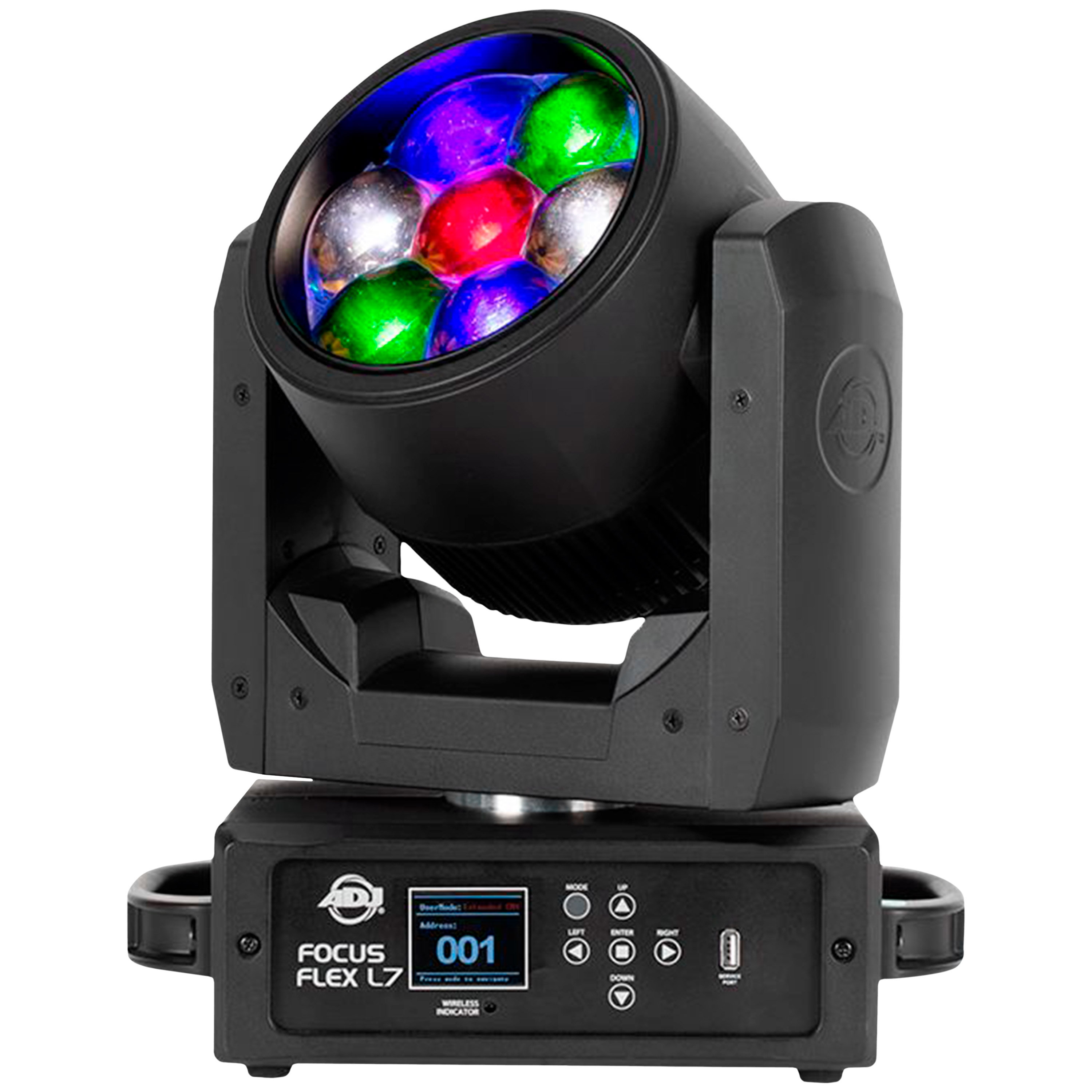 ADJ Focus Flex L7 - Lyre Wash SonoVente.com - Maroc