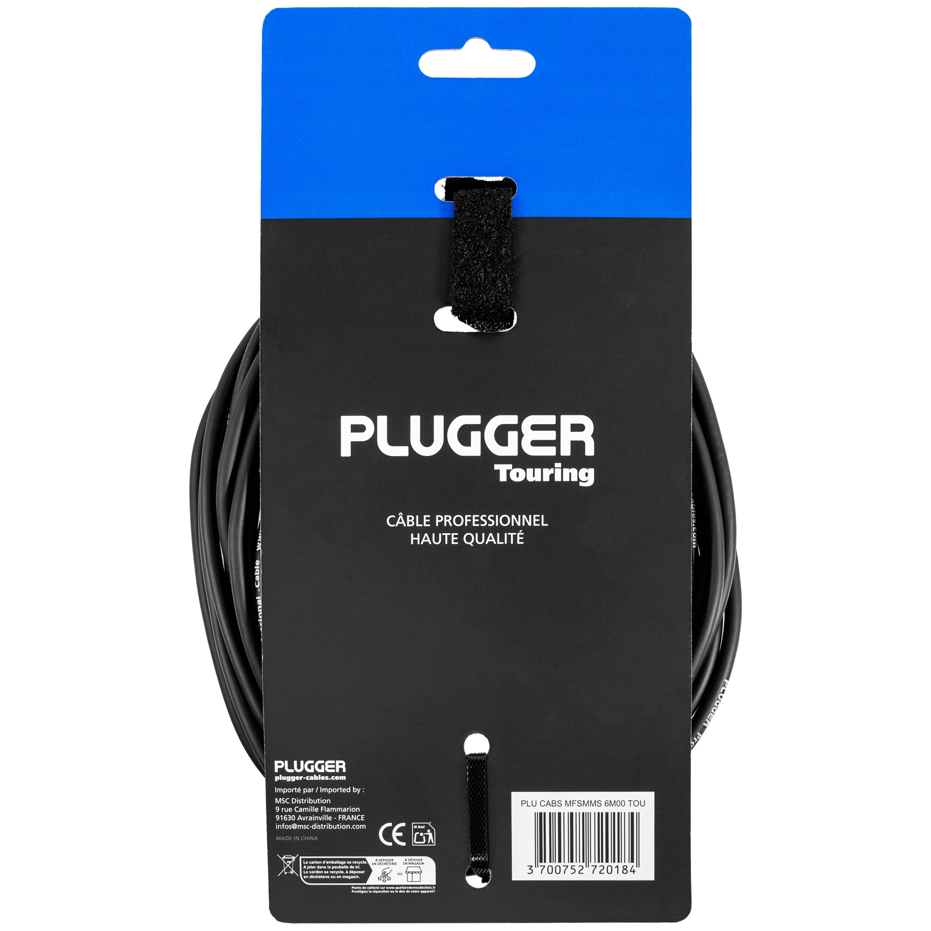 Plugger Câble mini Jack femelle stéréo - mini Jack mâle stéréo 6m ...