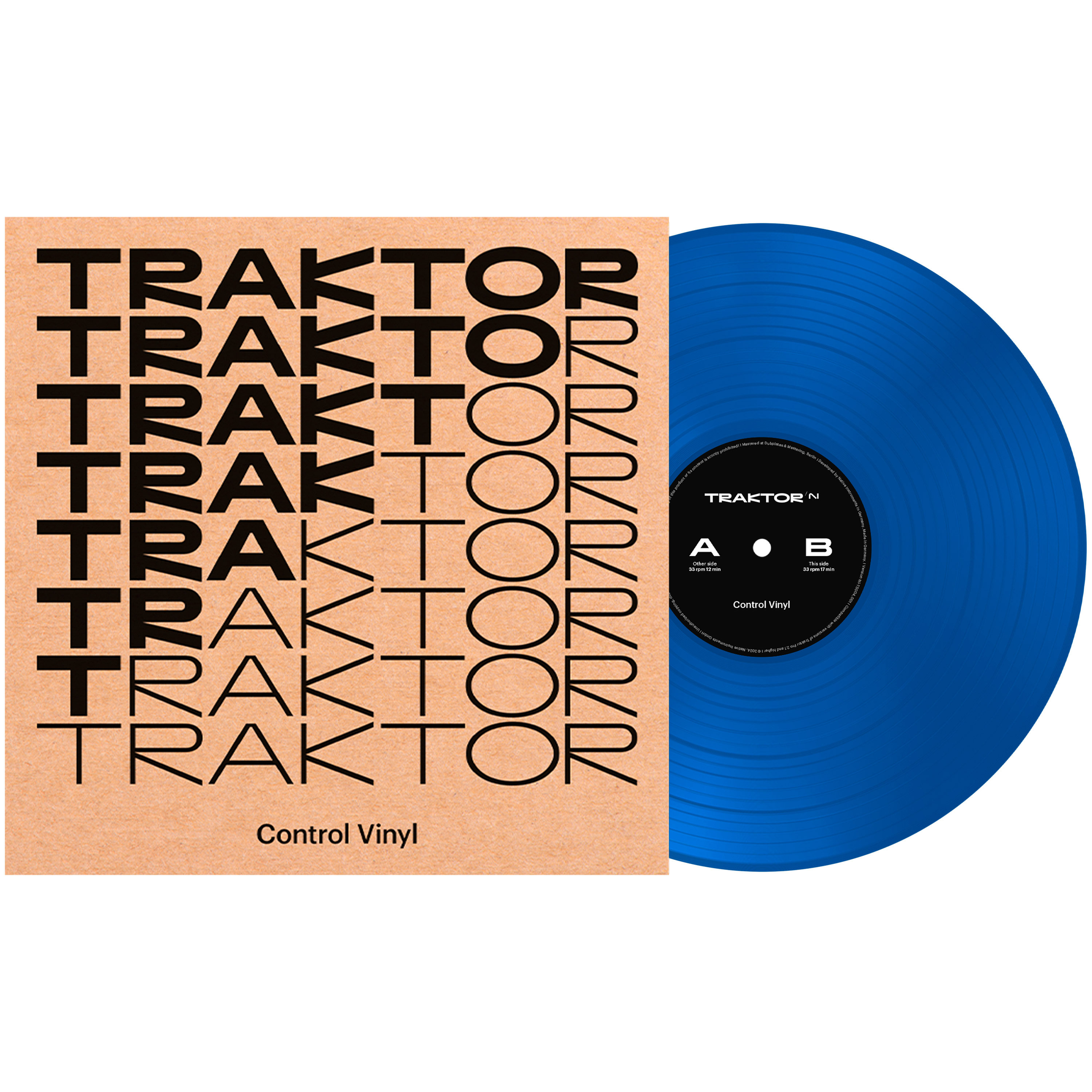 Native Instruments Traktor Control Vinyl Blue - Logiciel de mixage ...