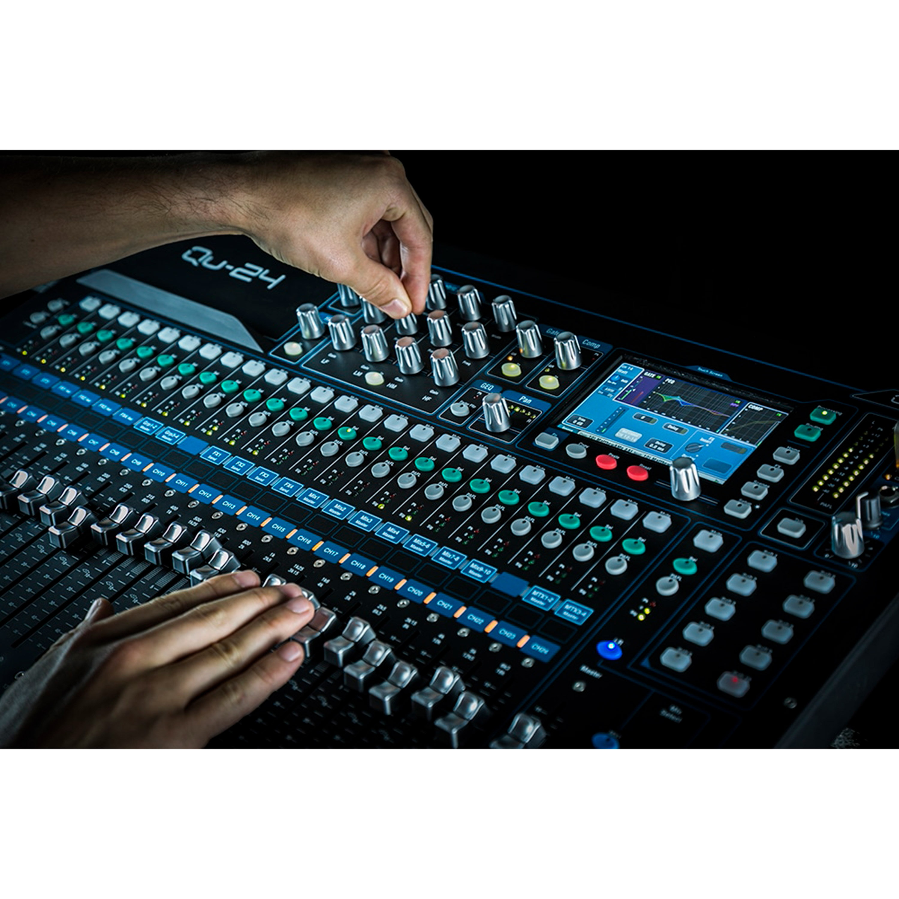 Allen & Heath Pack Qu-32 Chrome Edition + Decksaver - Console de mixage ...