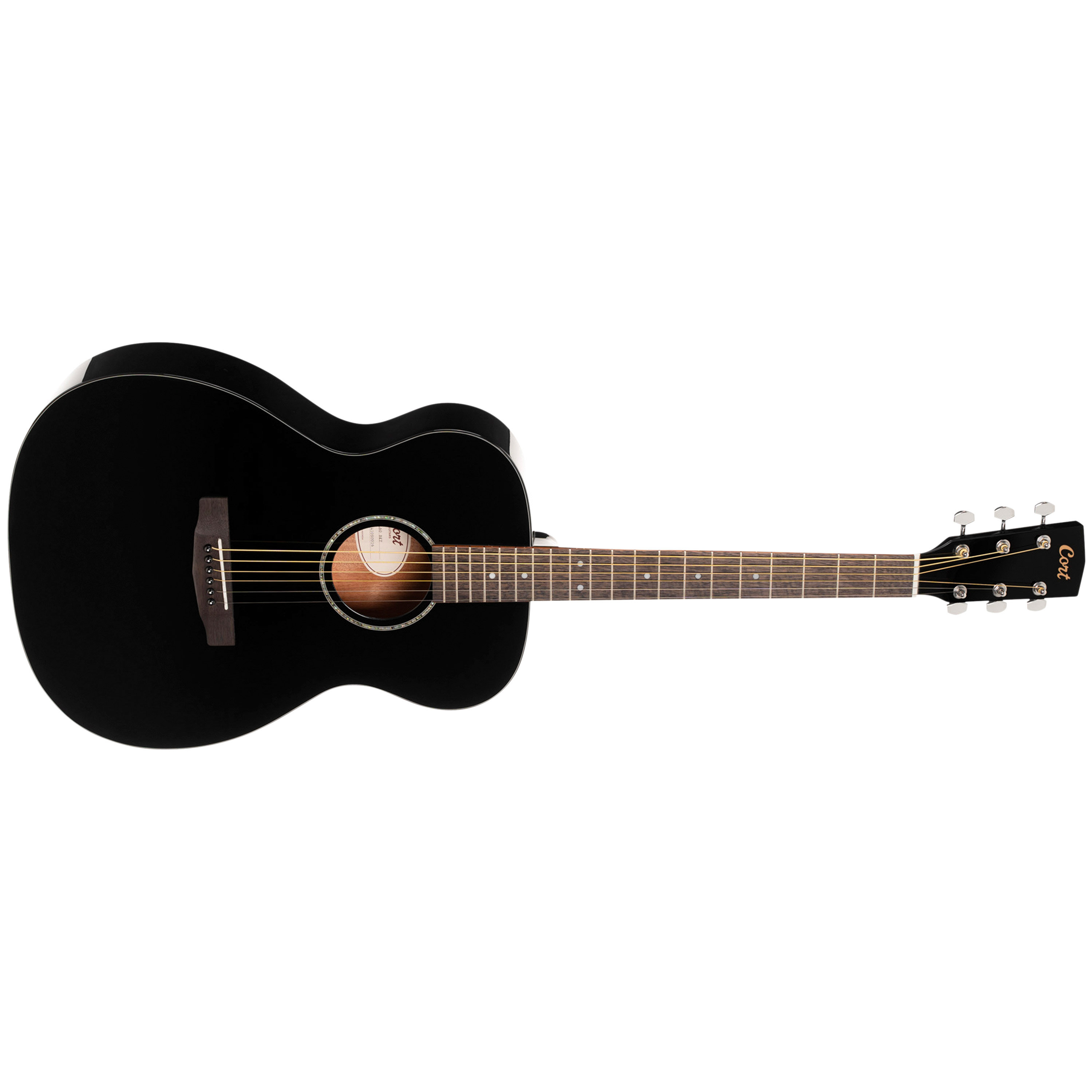 Cort L60 Luce Noir Brillant - Guitare folk électro SonoVente.com