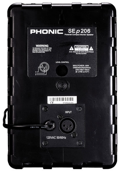 Phonic SEp 206B (LA PAIRE) - Enceinte amplifiée SonoVente.com