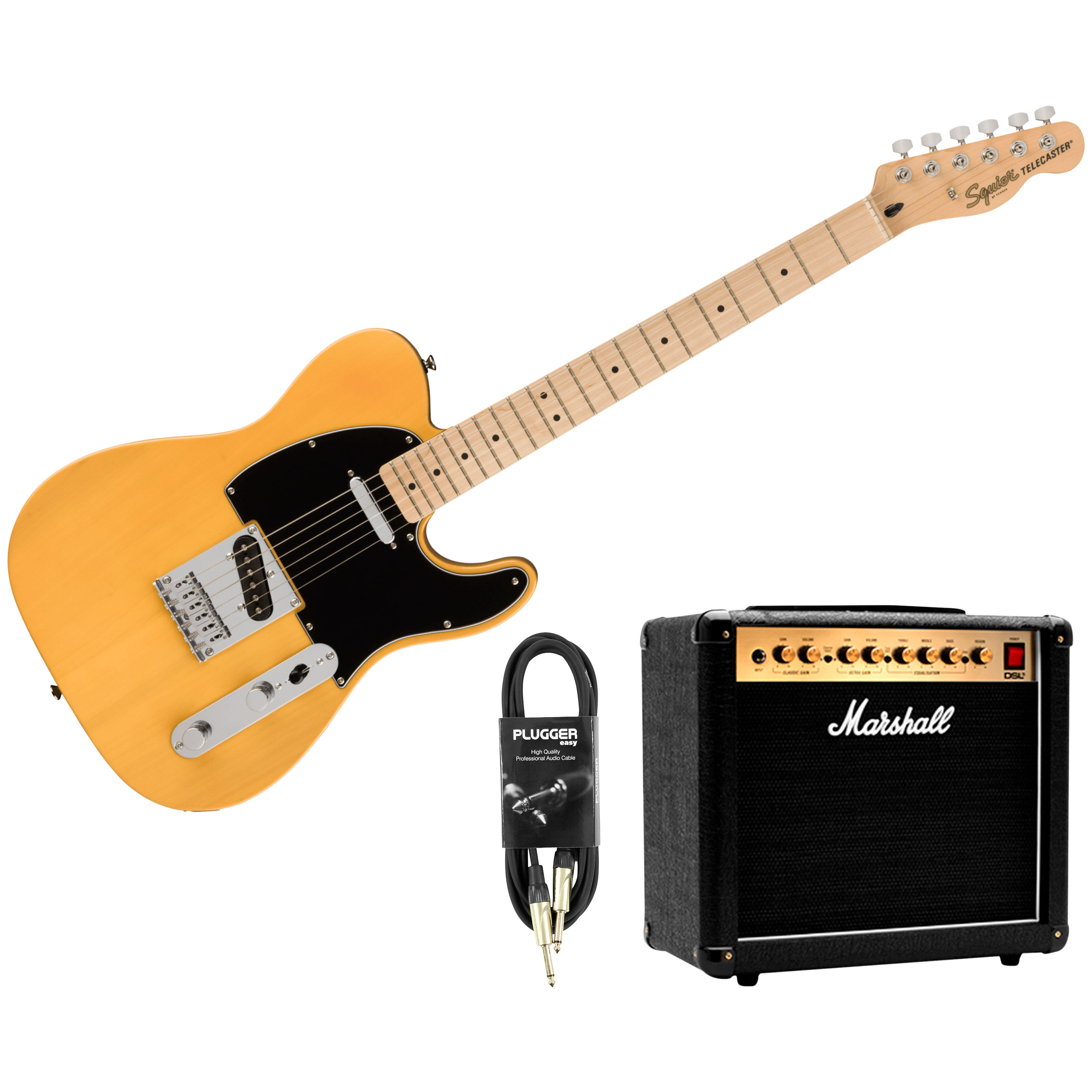Squier by FENDER Pack Affinity Telecaster MN Butterscotch Blonde ...
