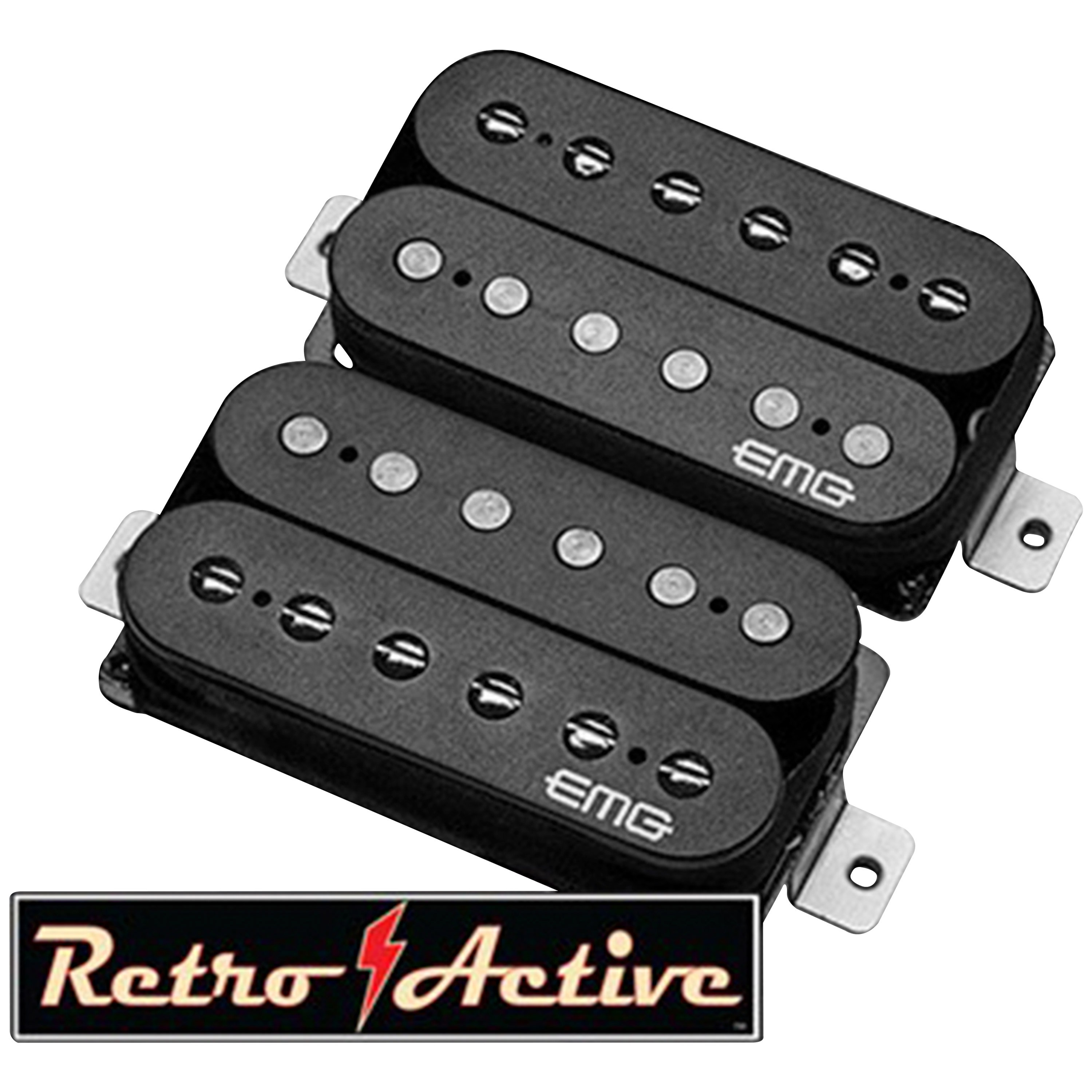EMG Fat 55 Floyd Bridge Set Black - Gitaar pickup SonoVente.com - nl