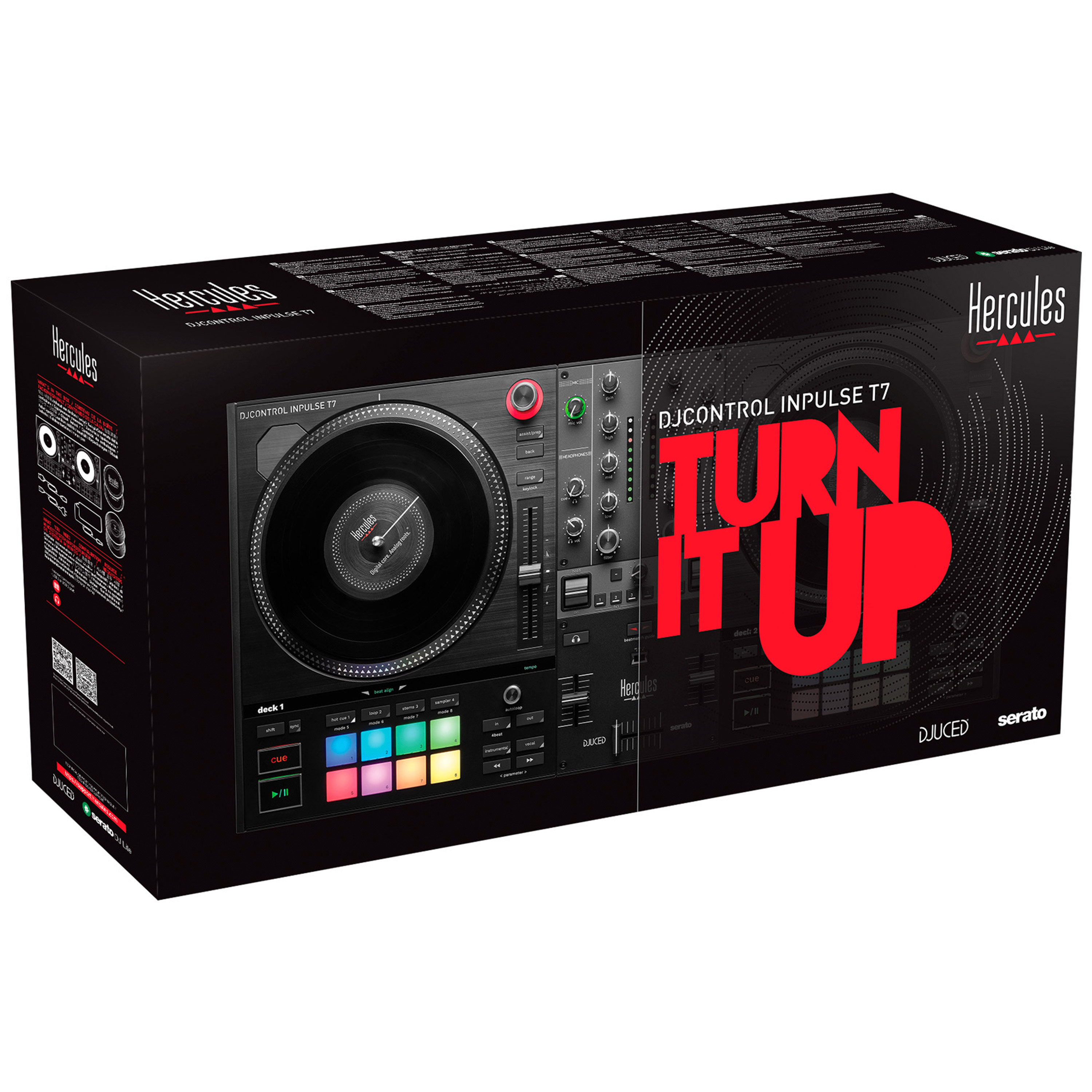 Hercules DJ Pack DJ Control Inpulse T7 + Classic 5 Monitor (la paire ...
