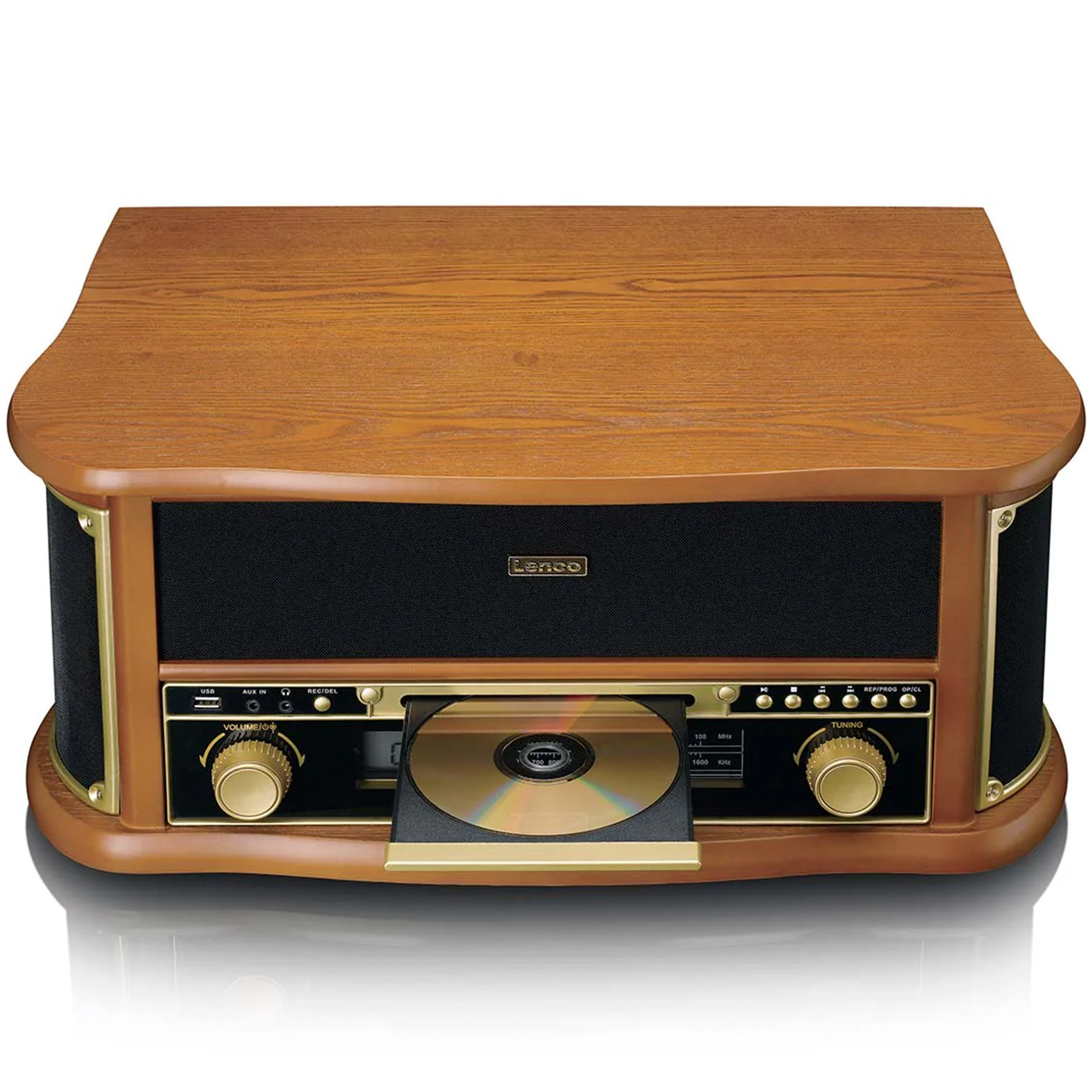 Lenco TCD-2551WD Classic Phono - Vinyl kettingen SonoVente.com - nl