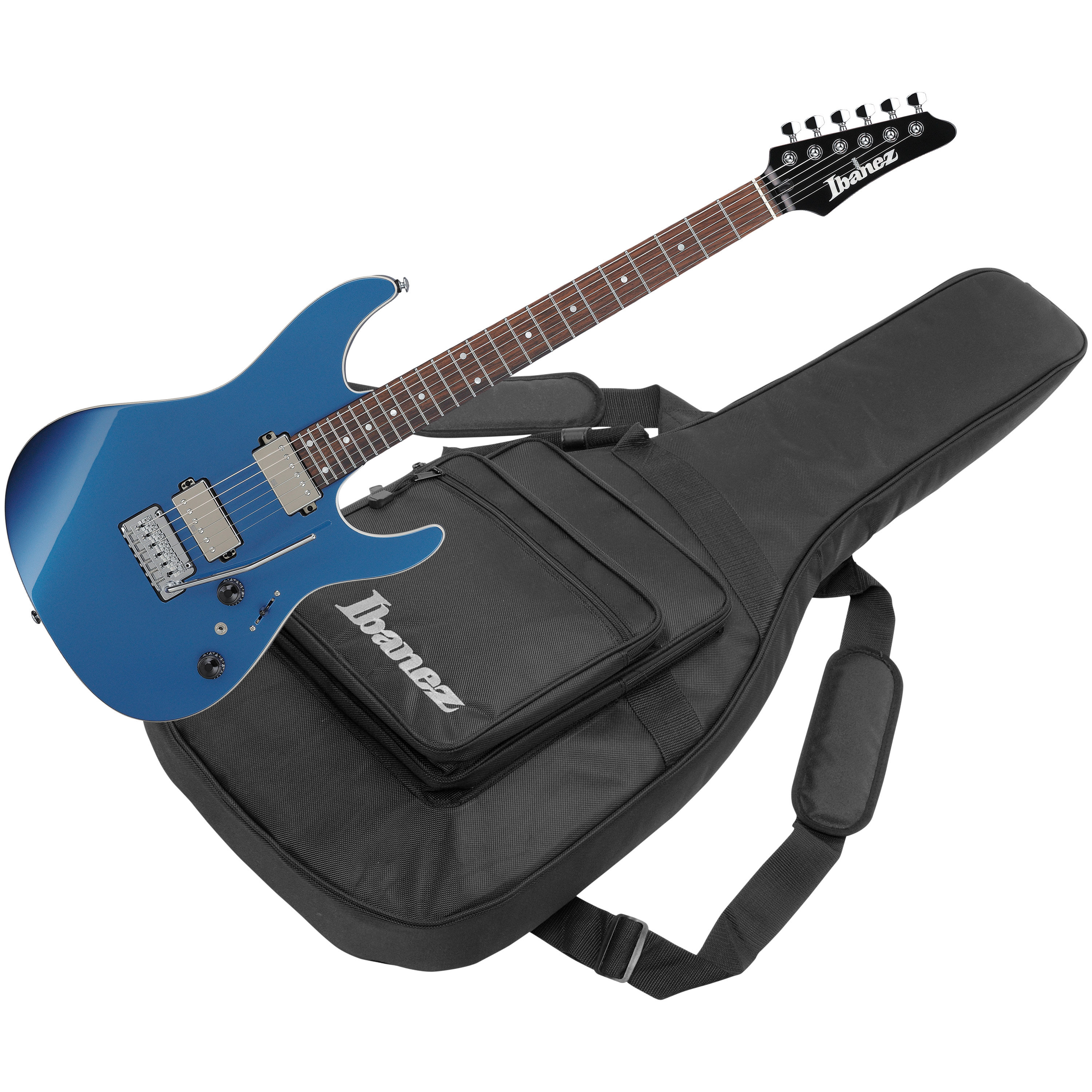 Ibanez AZ42P1-PBE Prussian blue Metallic - Guitare métal / moderne ...