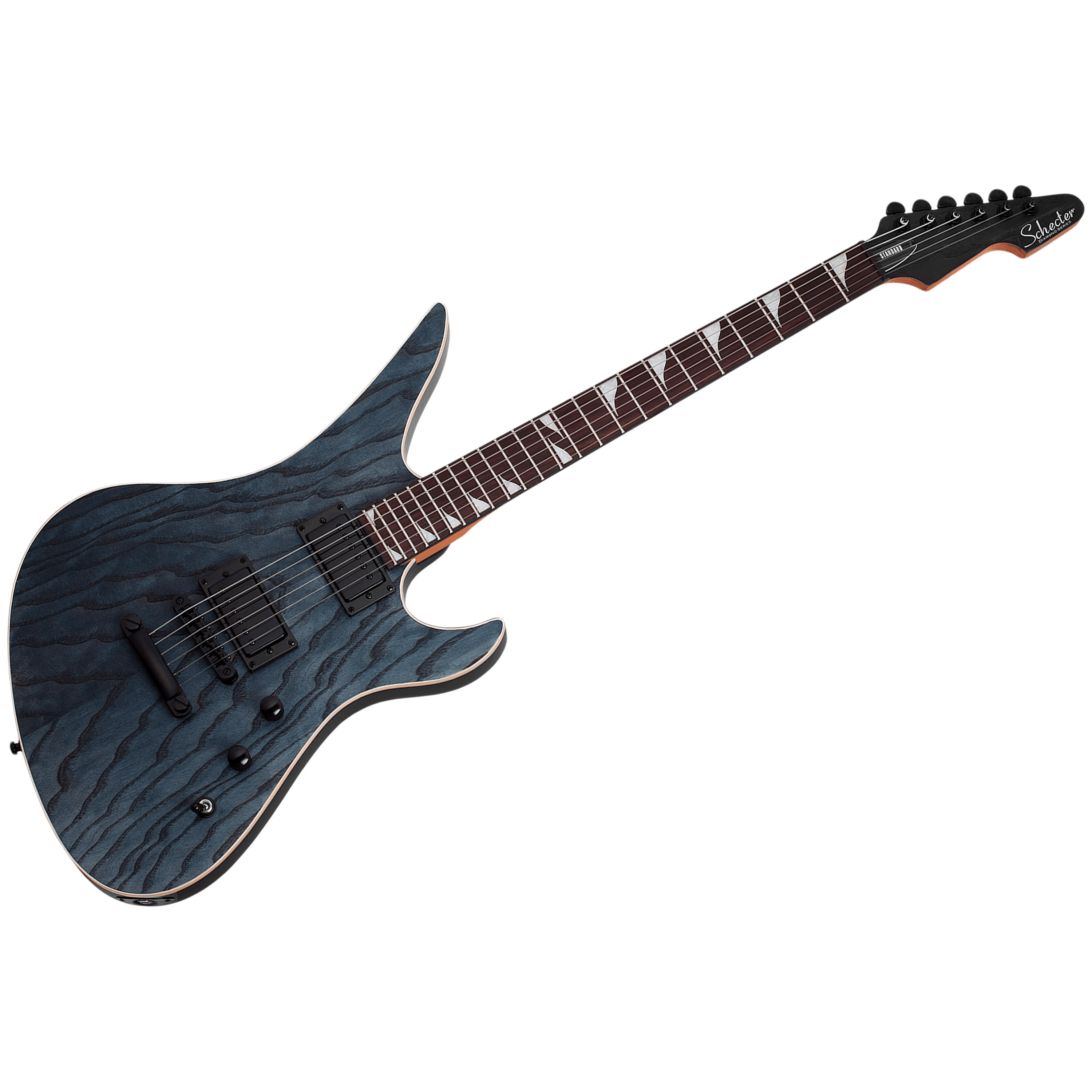 Schecter Avenger Standard Charcoal Satin - Vintage Guitar SonoVente.com ...