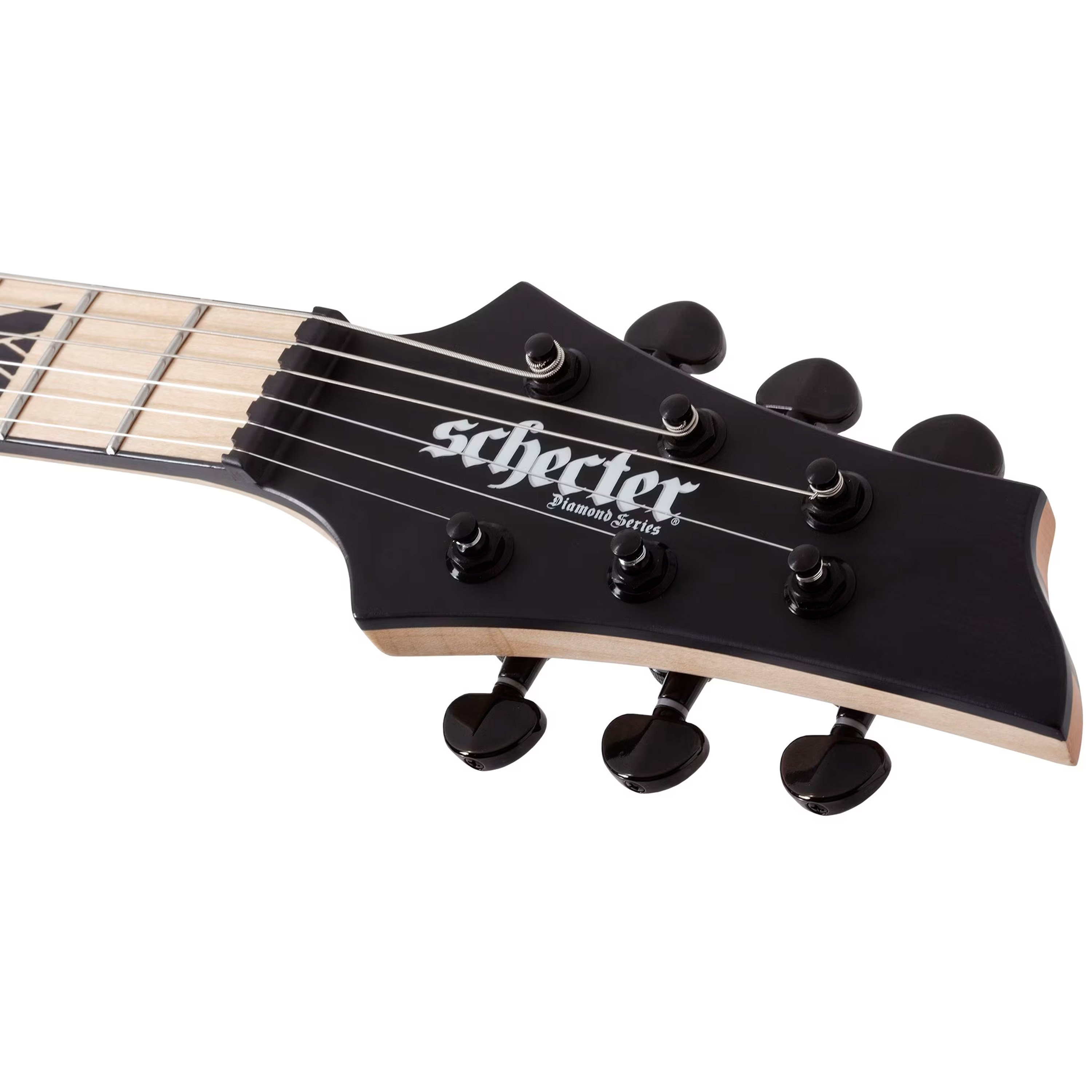 Schecter C-1 SLS Custom Satin Black - Guitare forme ST SonoVente.com