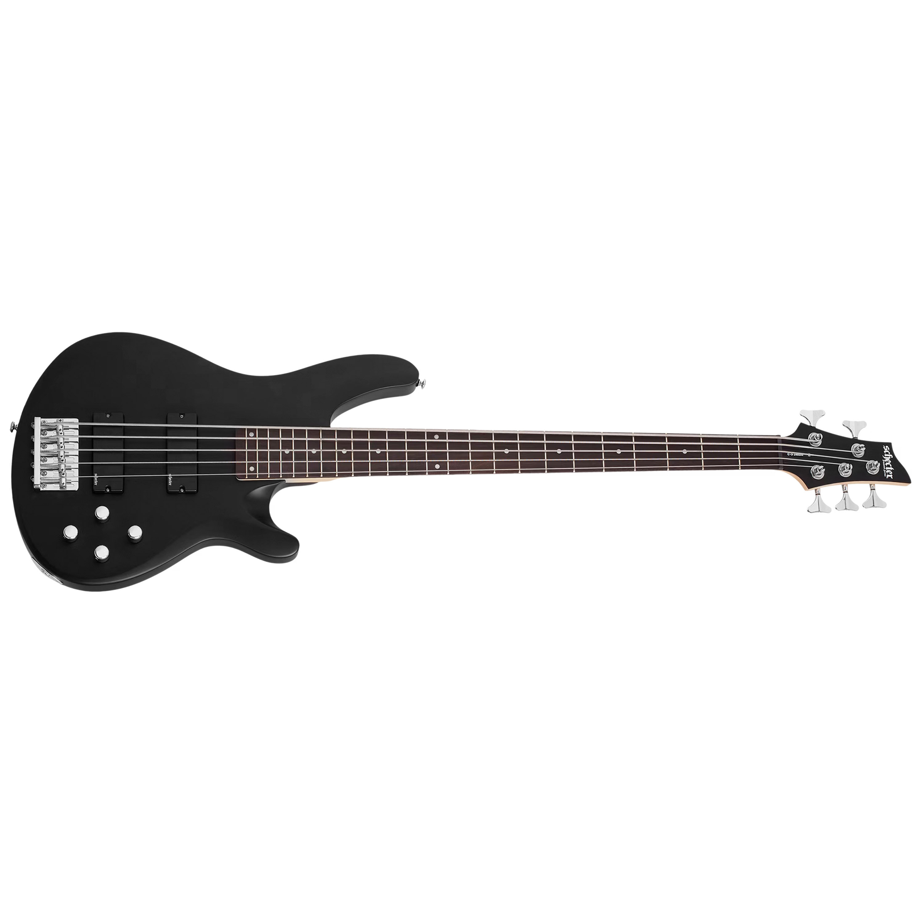 Schecter C-5 Deluxe Satin Black - Electric Bass SonoVente.com - en
