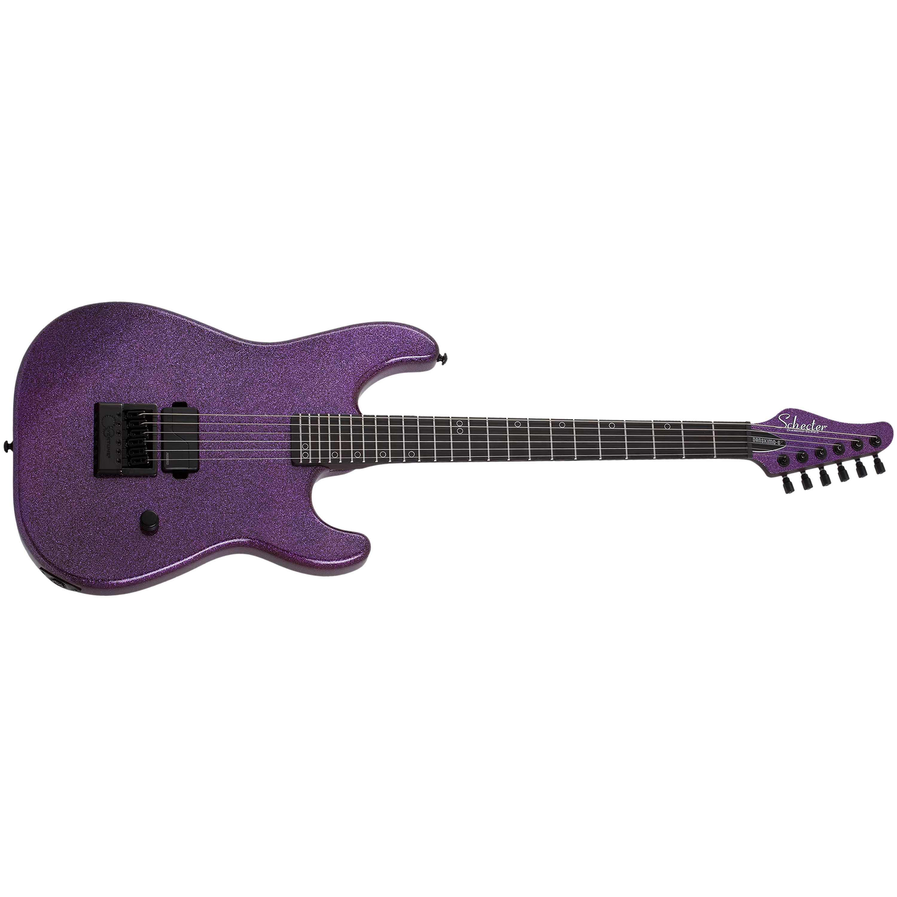 Schecter Daniel Haniss Danskimo-6 Purple Sparkle - Signature Guitar ...