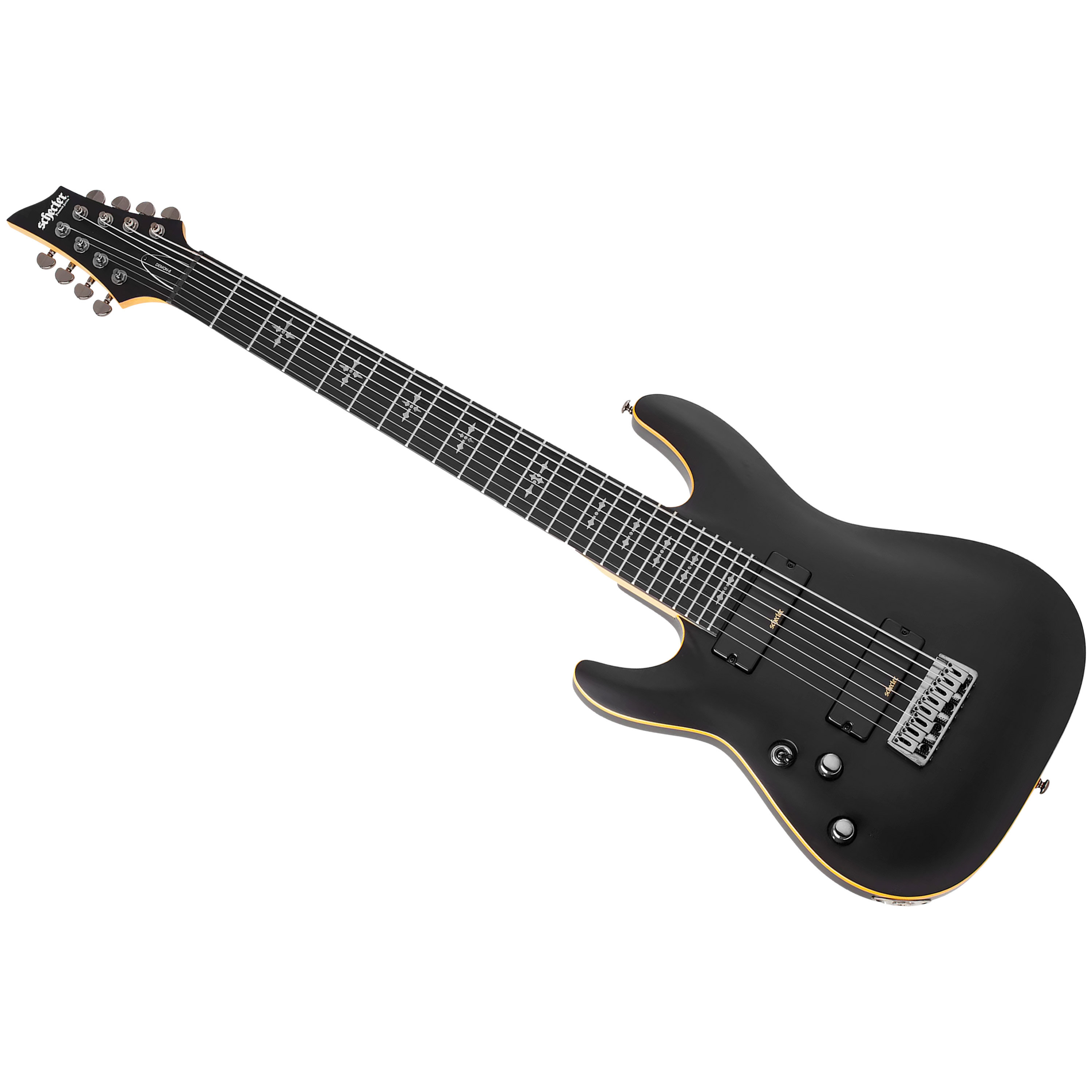 Schecter Demon 8 Aged Black Satin LH - Guitare métal / moderne ...