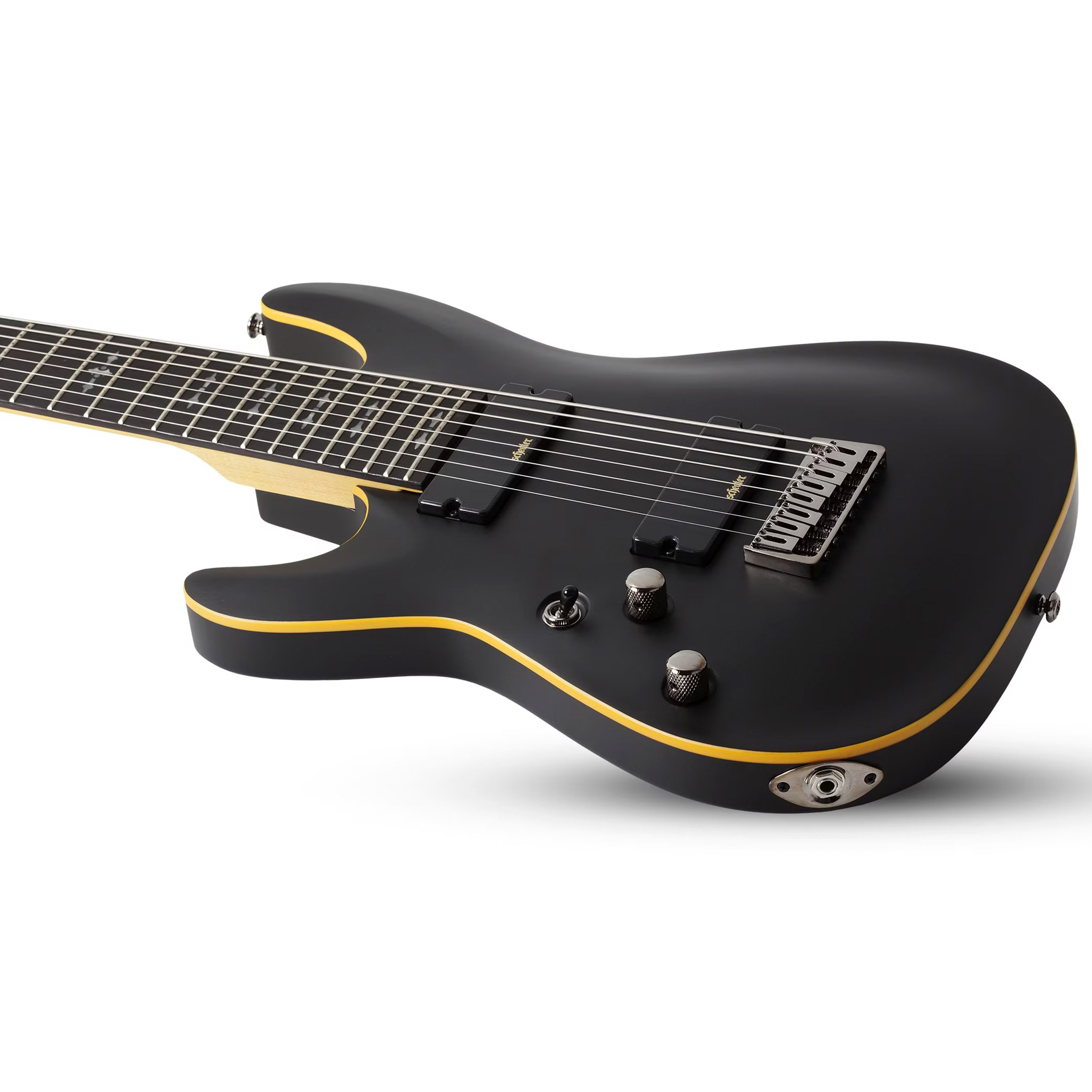 Schecter Demon 8 Aged Black Satin LH - Metal / Modern Guitar SonoVente ...