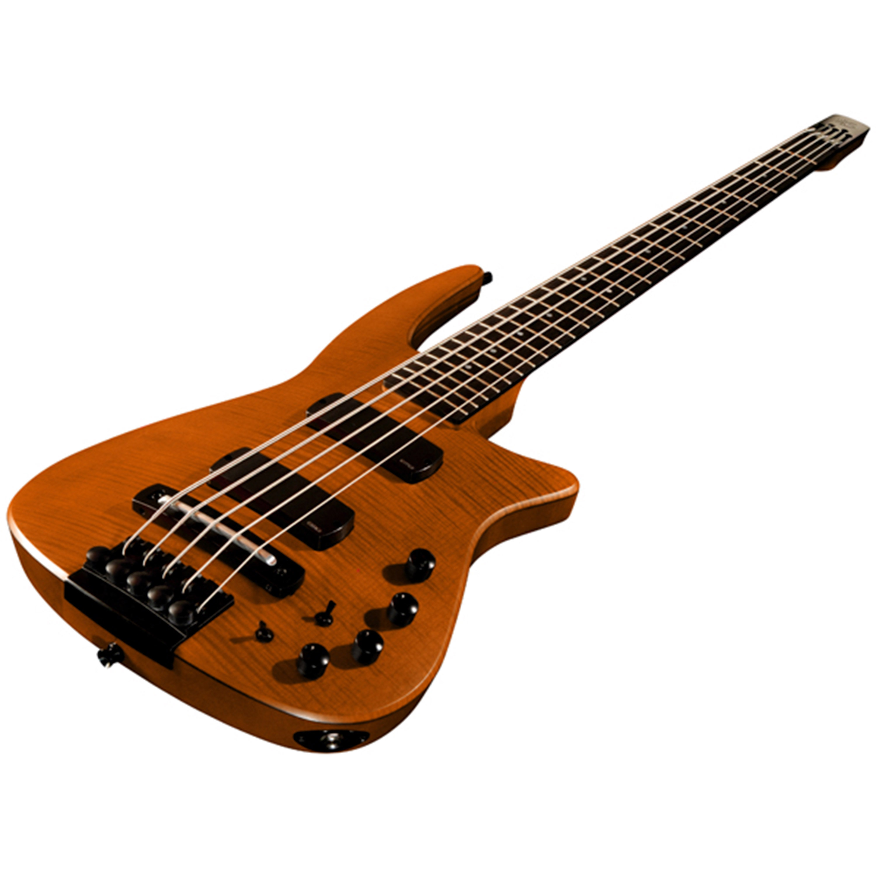 NS Design Radius Bass CR 5 Cordes Micro EMG + Piezo Amber Satin - Basse ...