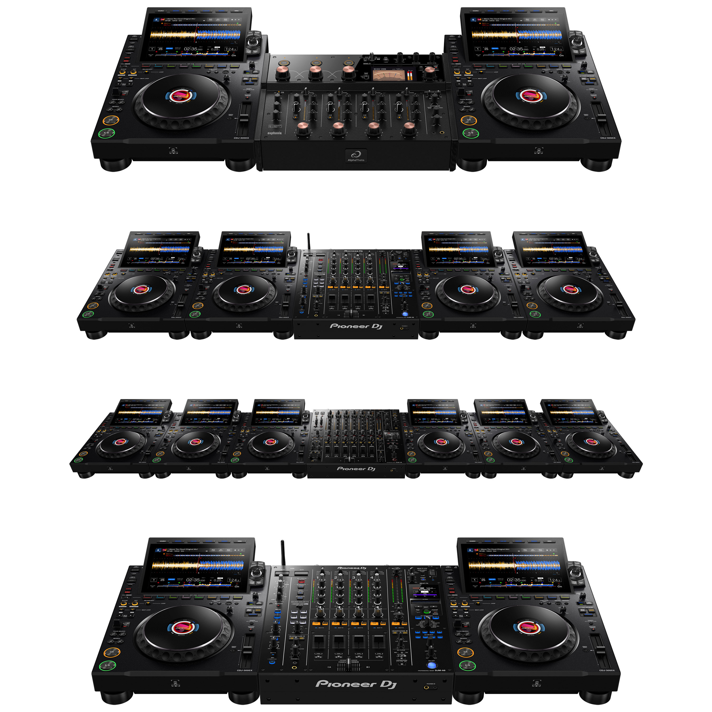 Pioneer DJ Pack CDJ-3000X + Flight Case - Contrôleur DJ autonome ...