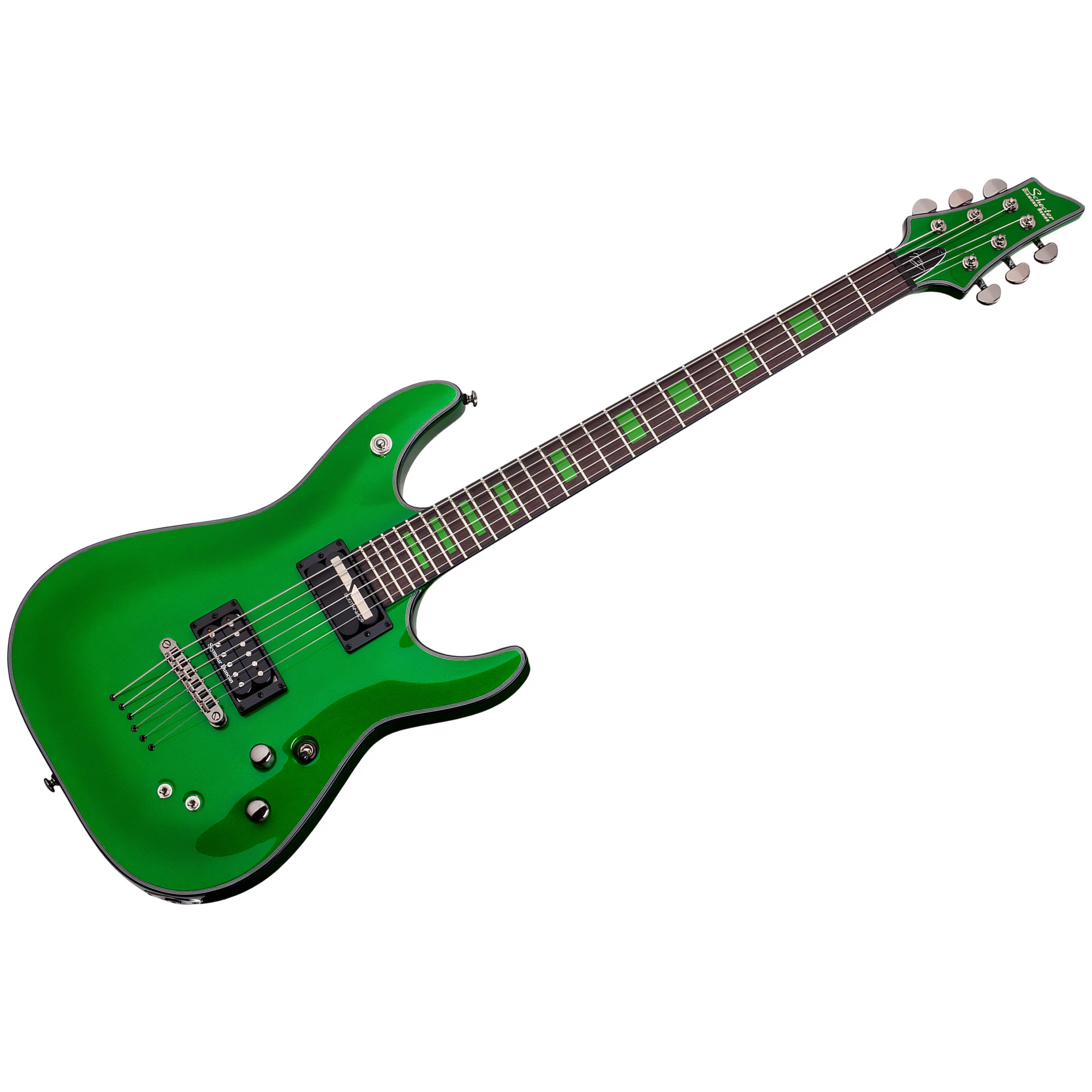 Schecter Kenny Hickey C-1 EX S Steele Green - Handtekening gitaar ...