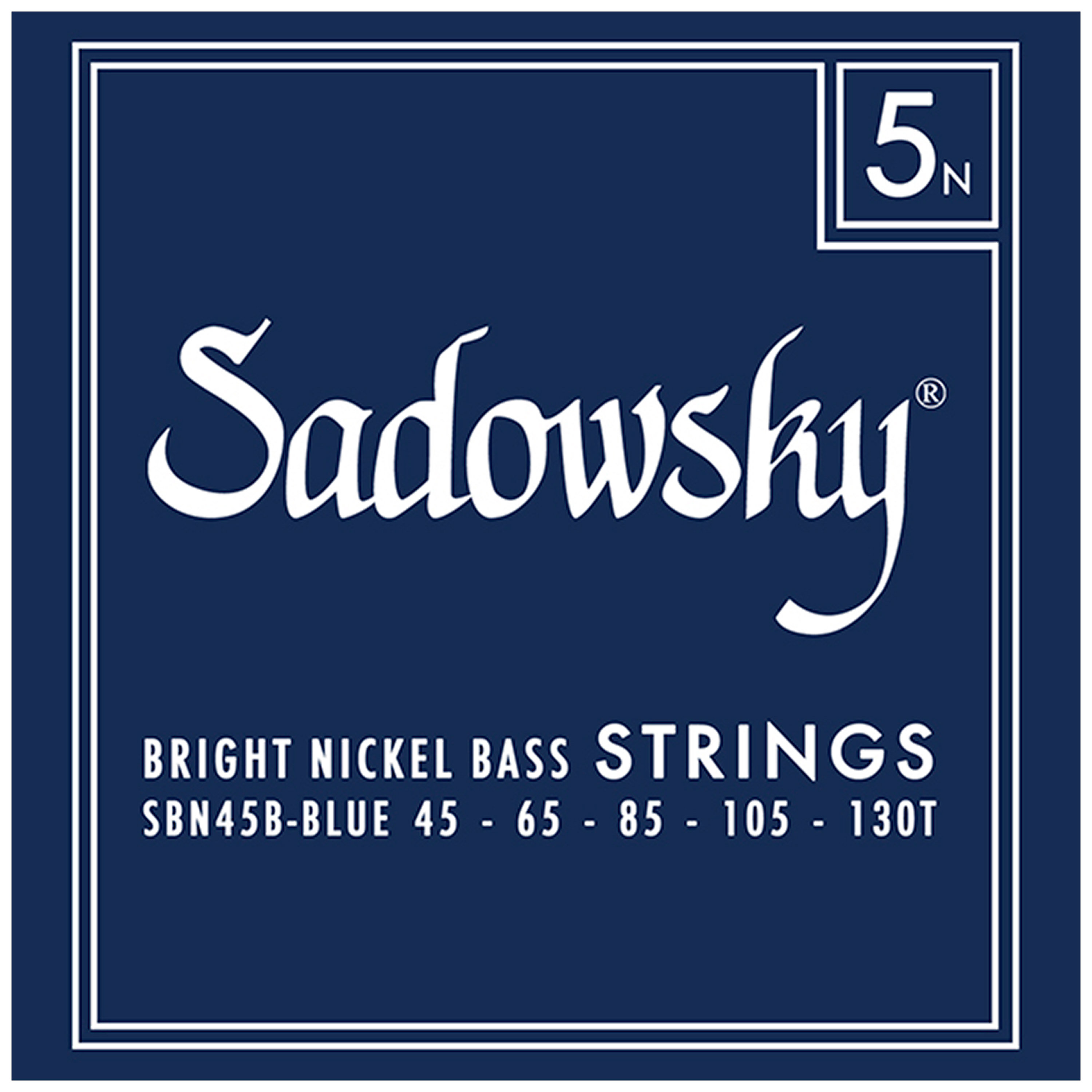 Sadowsky Blue label Nickel 5 Cordes 45-130T - Cordes guitare SonoVente ...