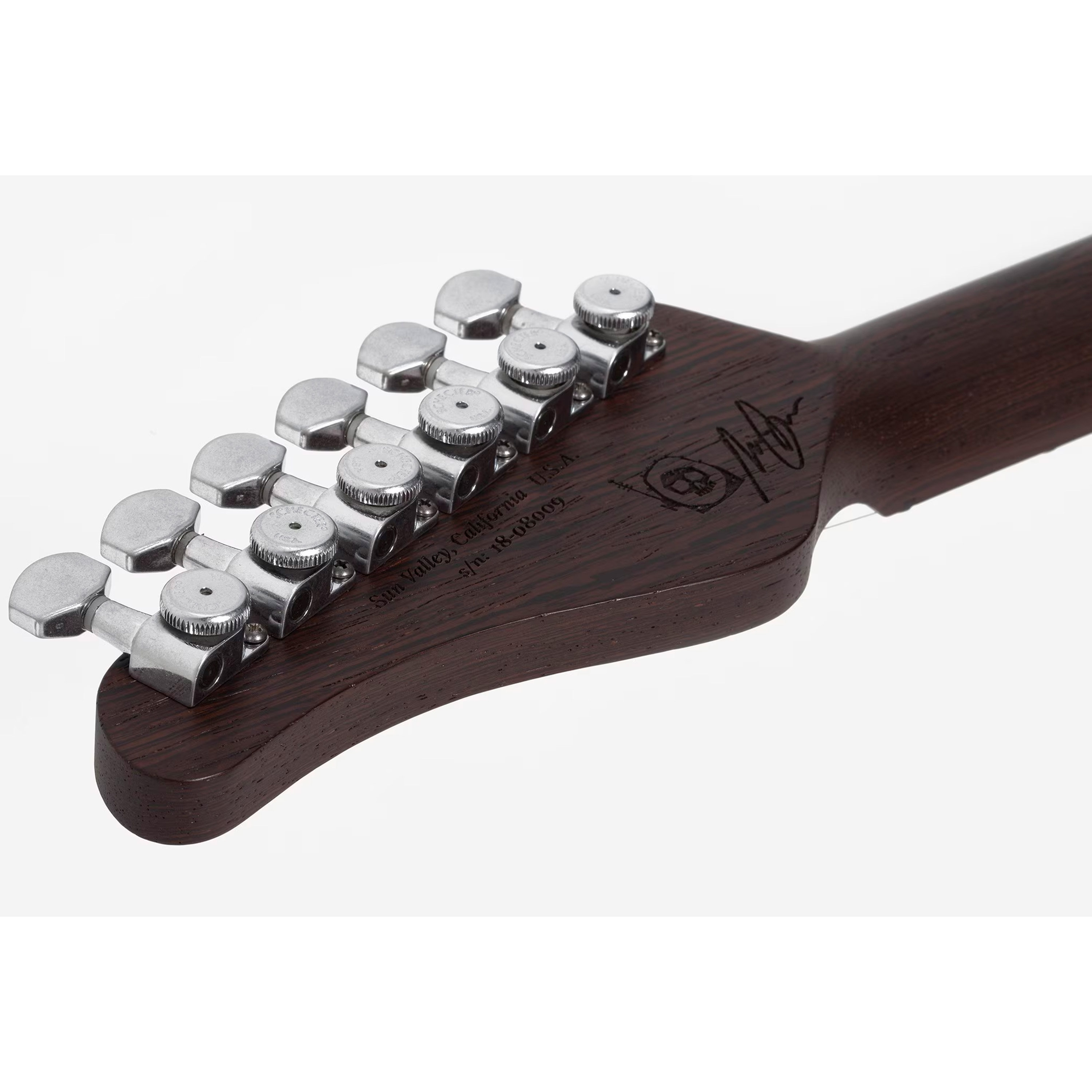 Schecter Nick Johnston Signature USA SSS Atomic Frost - Handtekening ...
