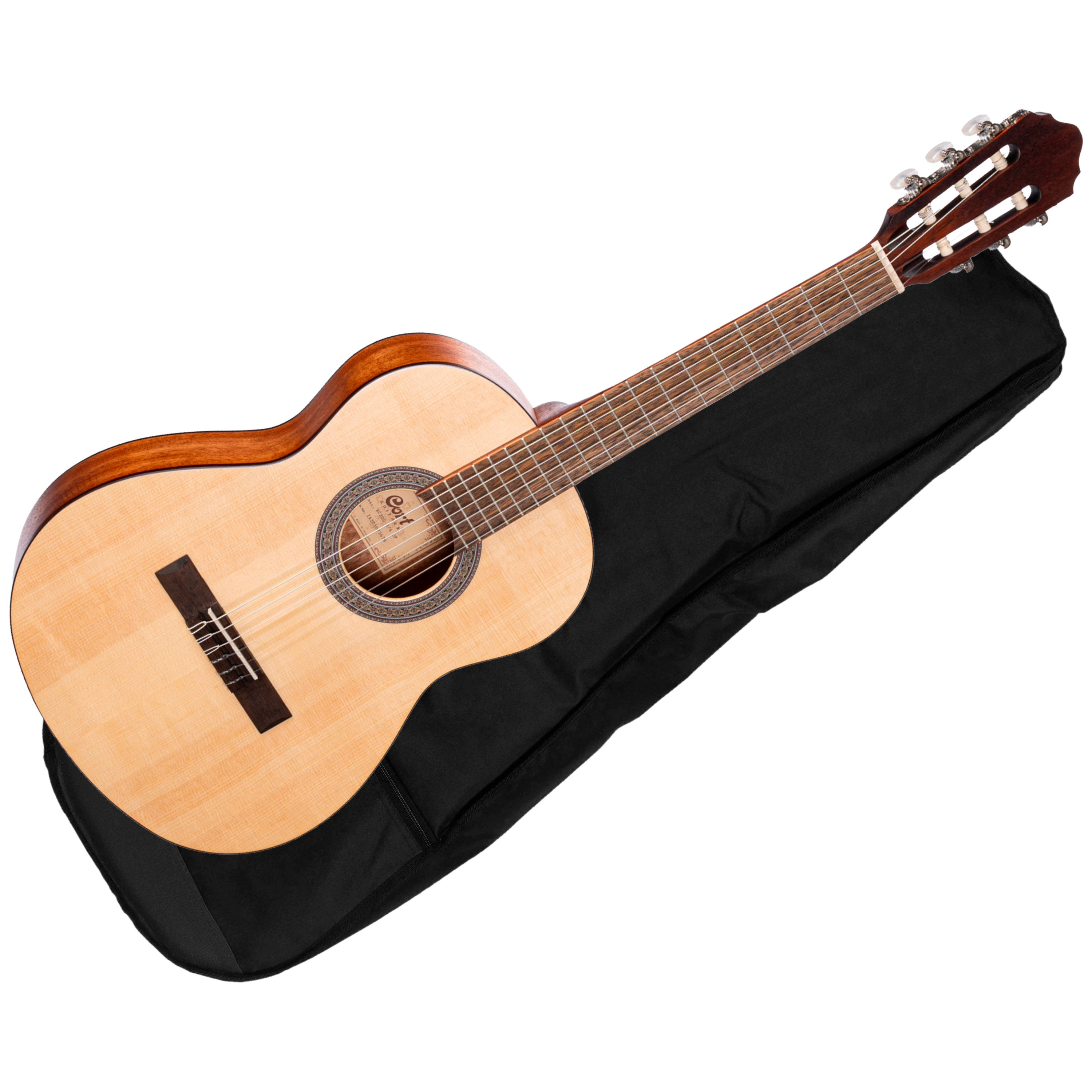 Cort AC200 3/4 Open Pore + Housse - Guitare classique 3/4 SonoVente.com ...