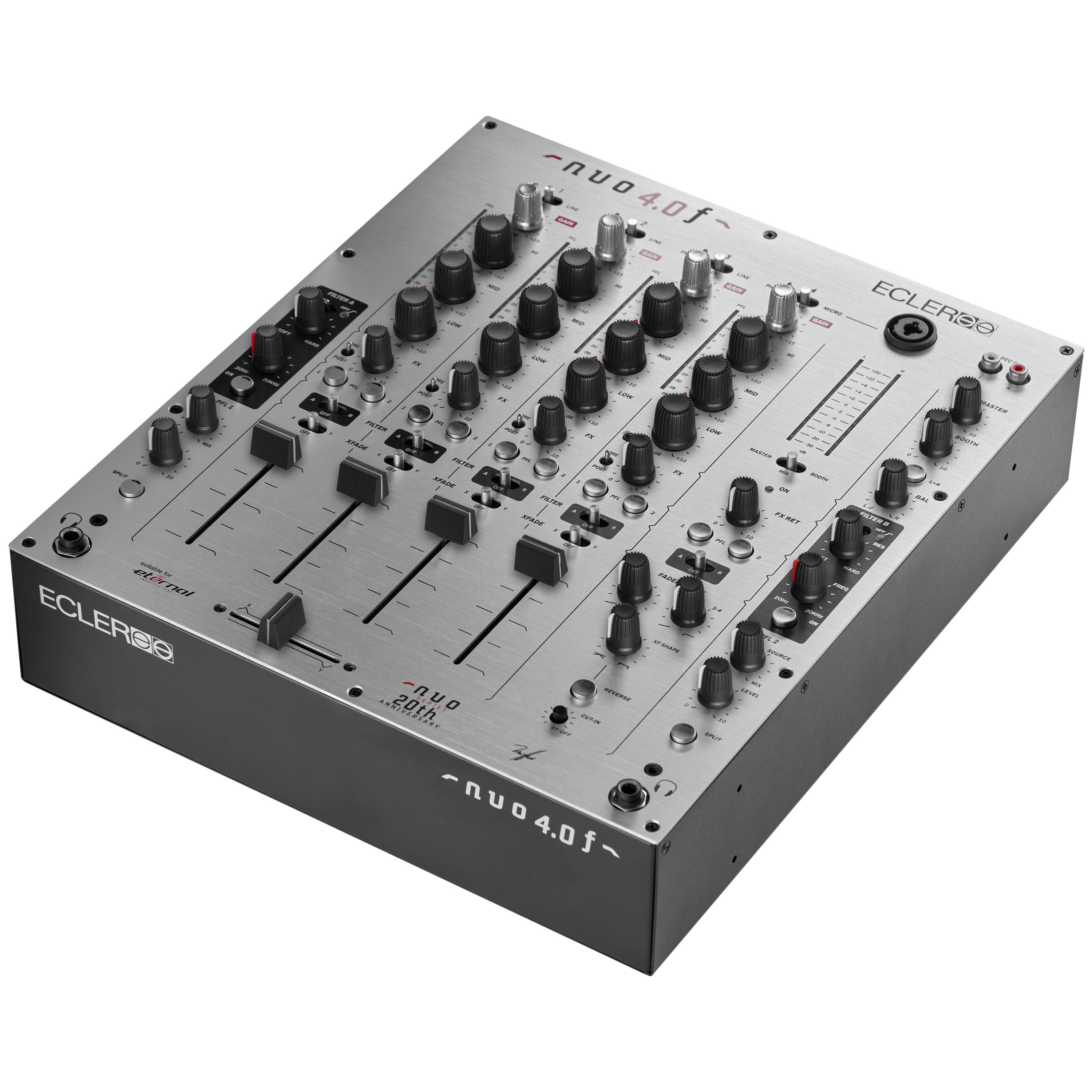 Ecler NUO 4.0F Silver 20th Anniversary - Table de mixage DJ SonoVente.com