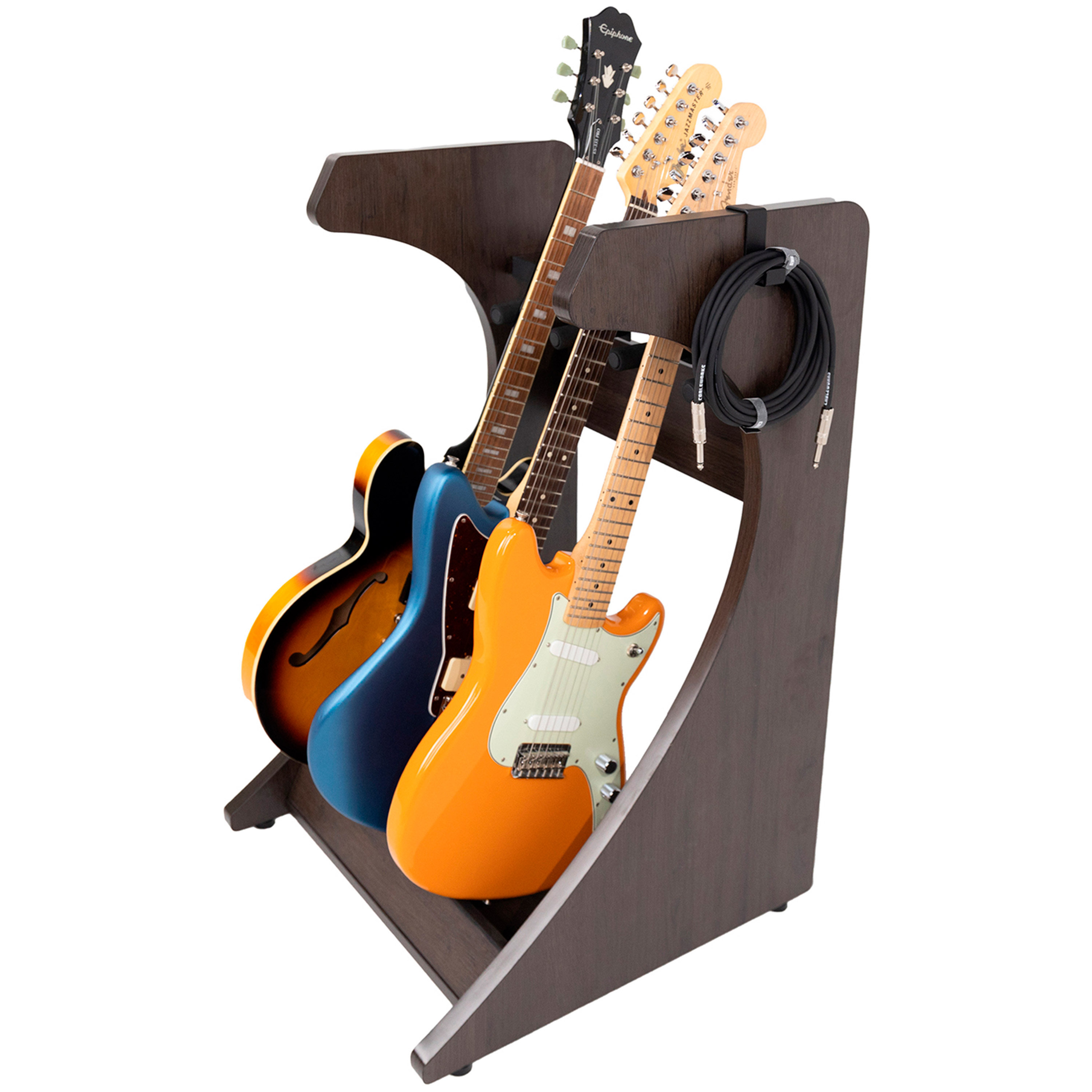 Gator Frameworks Rack Elite 3 Guitares Brown - Stands / supports ...