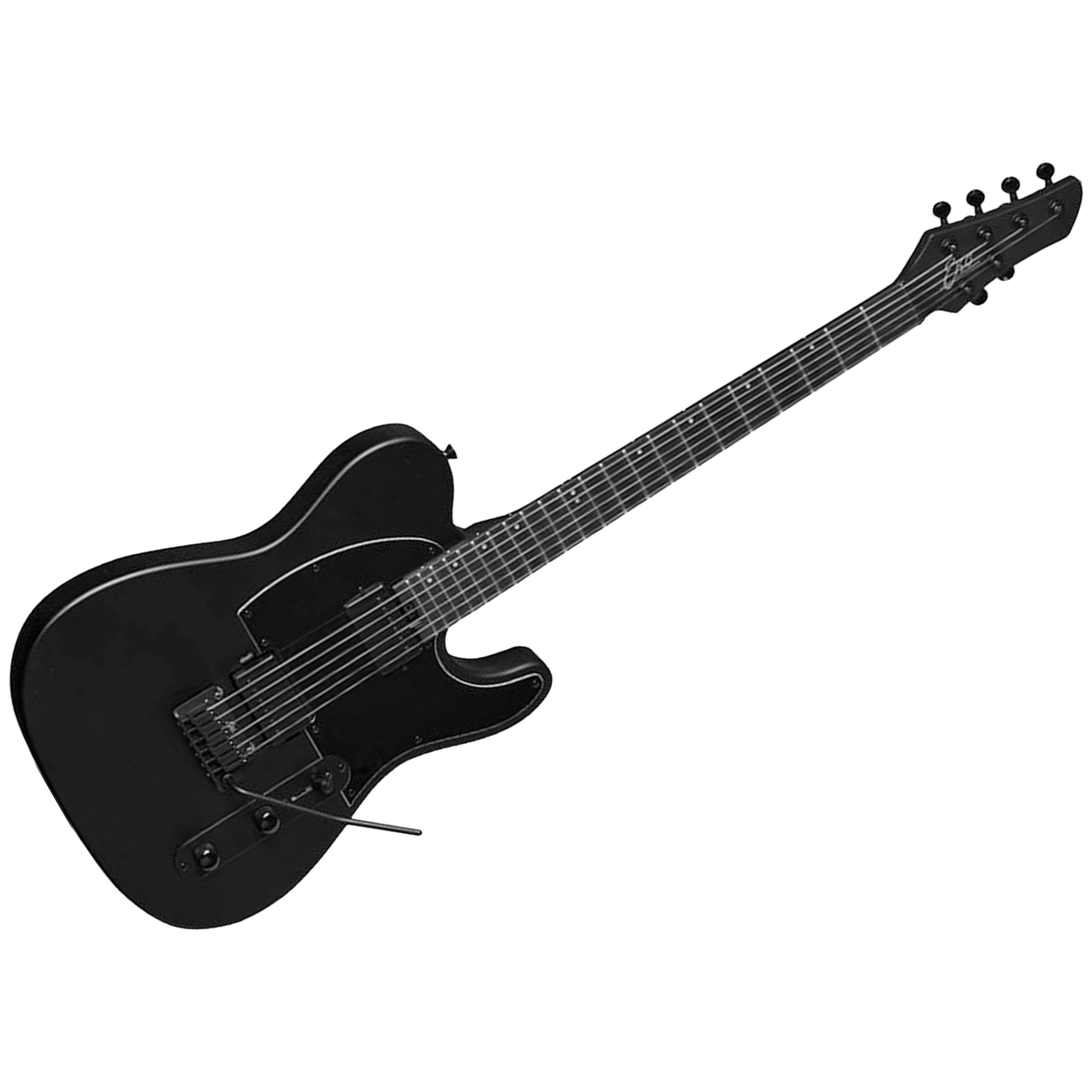 EKO Tero 500 Stealth Matte Black - Guitare forme T SonoVente.com