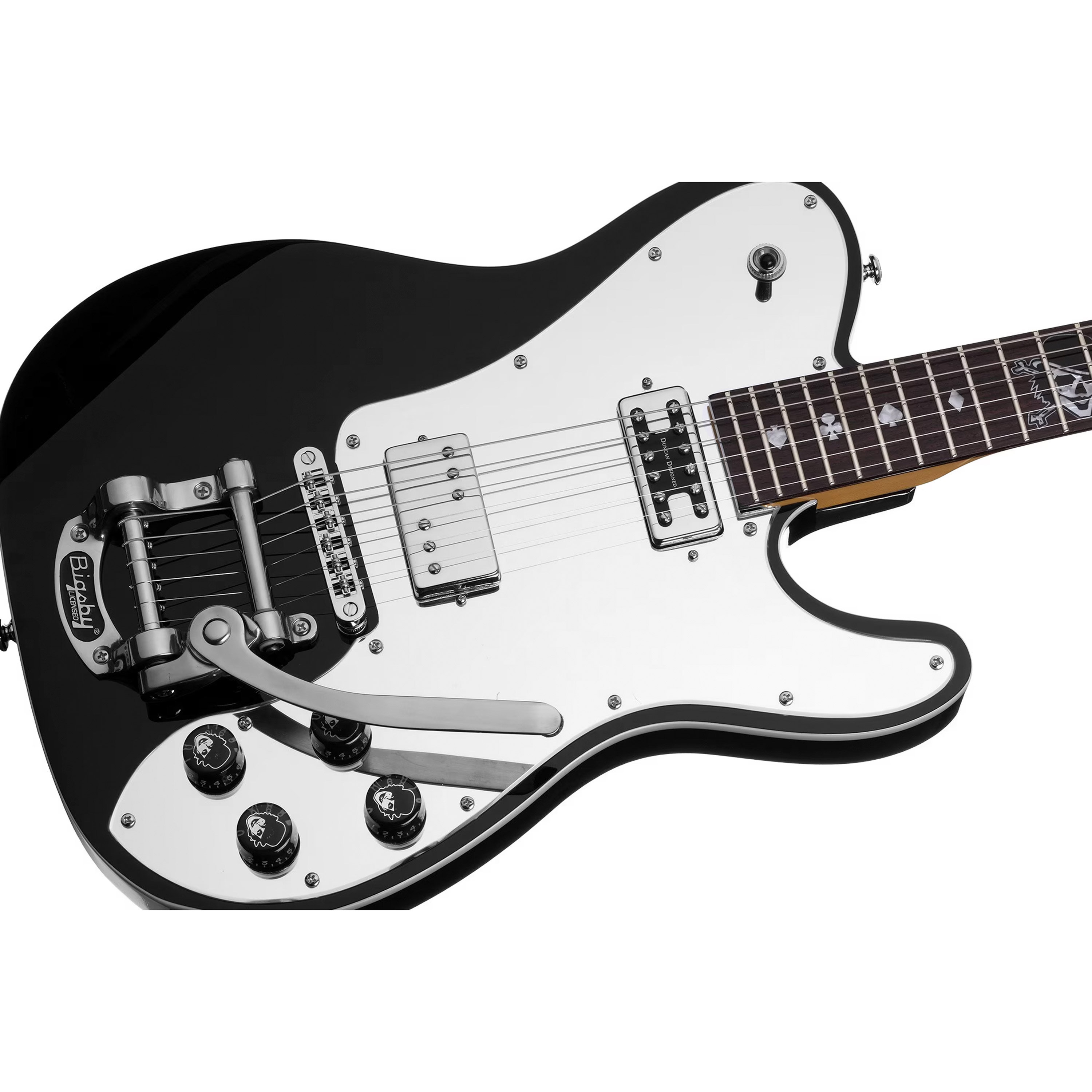 Schecter Pete Dee Signature Black - Handtekening gitaar SonoVente.com - nl