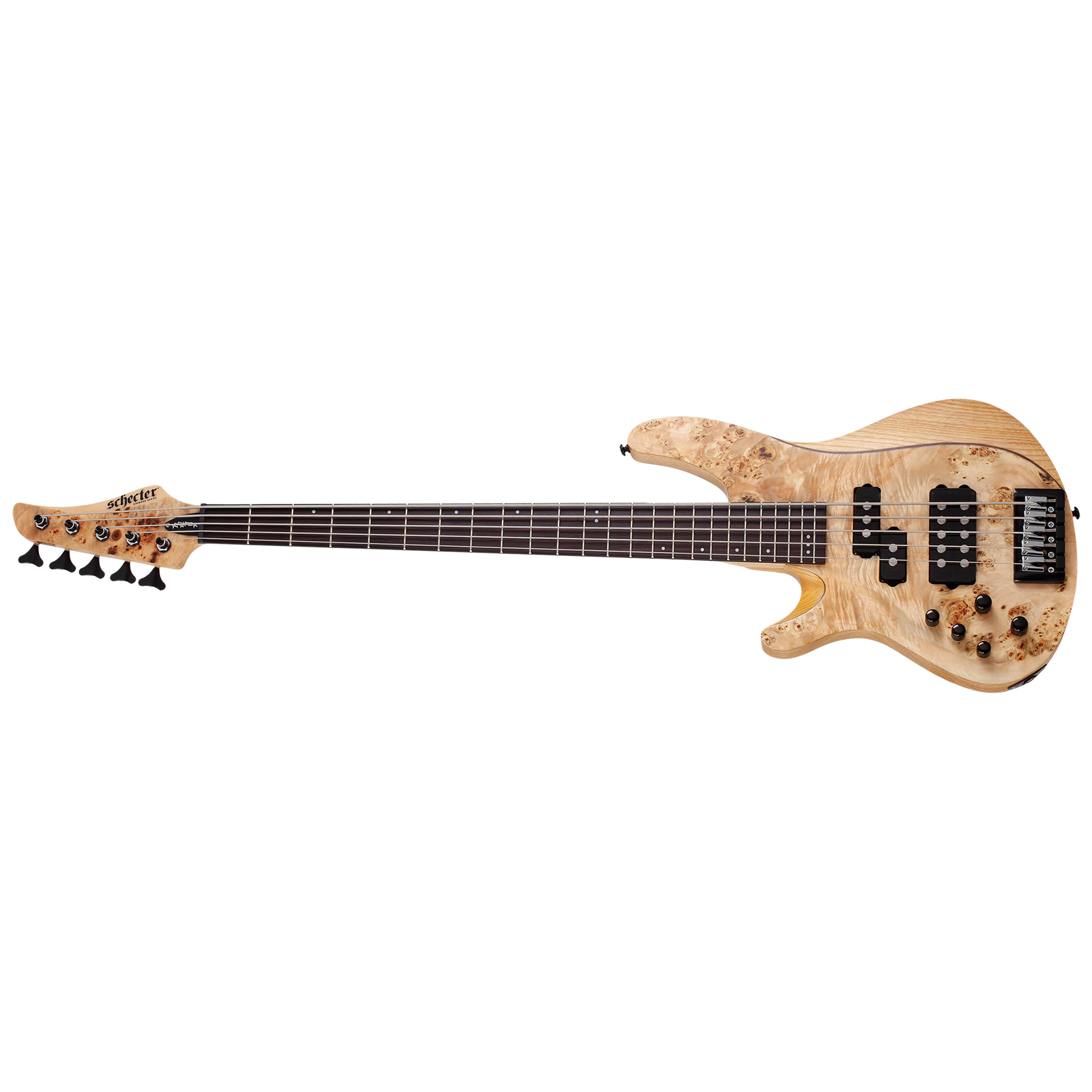 Schecter Reaper-5 Natural Satin LH - Basse gaucher SonoVente.com - Maroc
