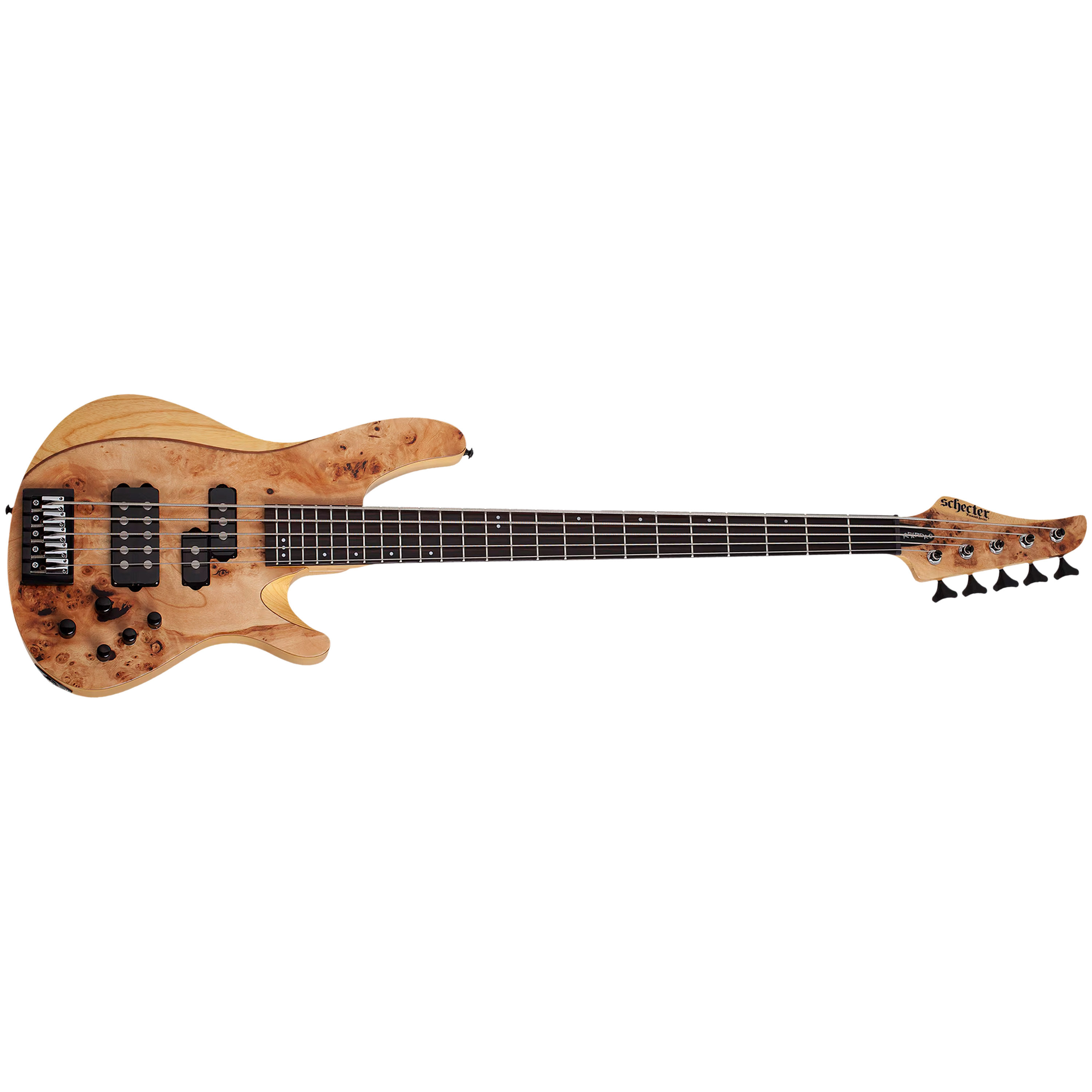 Schecter Reaper-5 Natural Satin - Elektrische bas SonoVente.com - nl