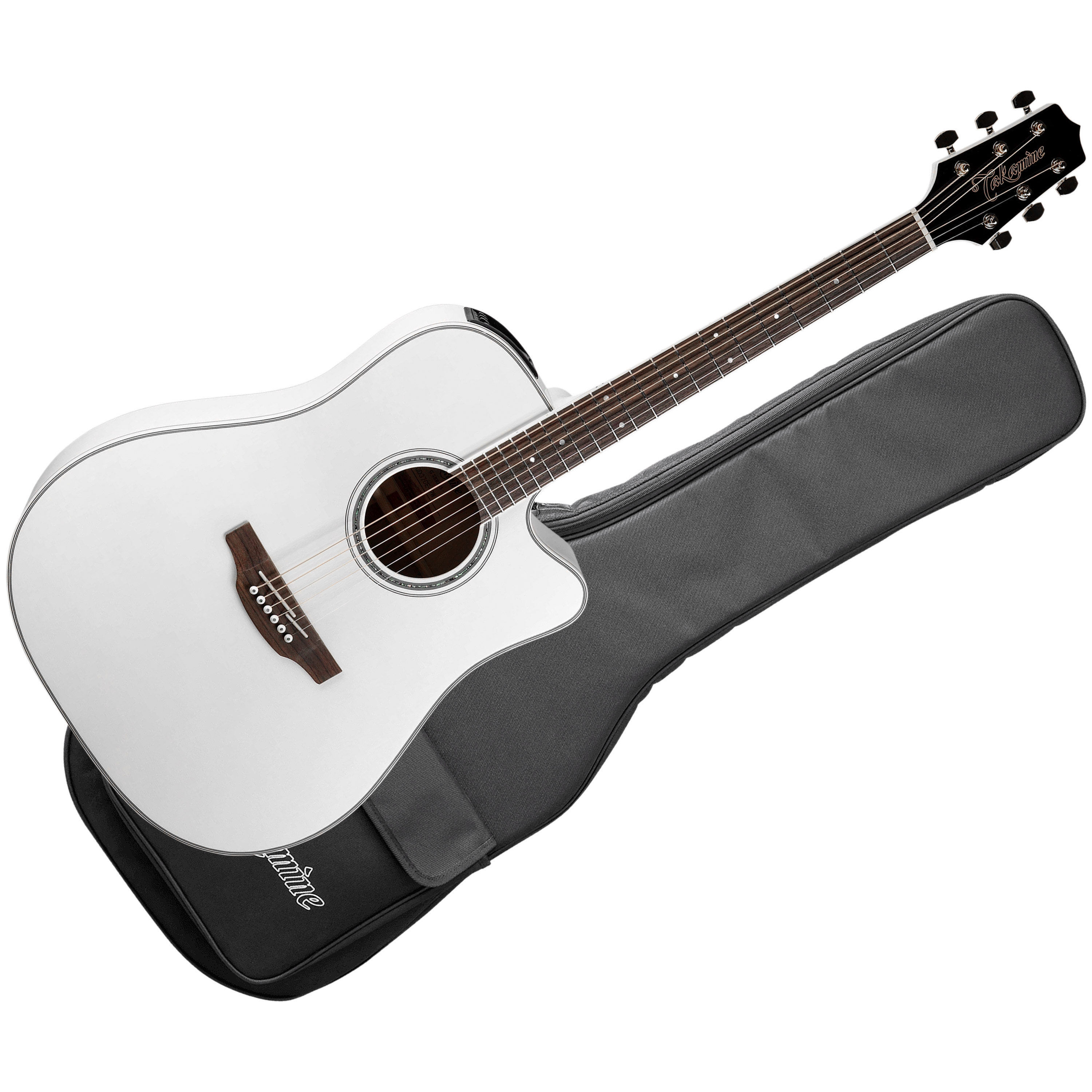 Takamine GD37CE PW Pearl White - Guitare folk électro SonoVente.com