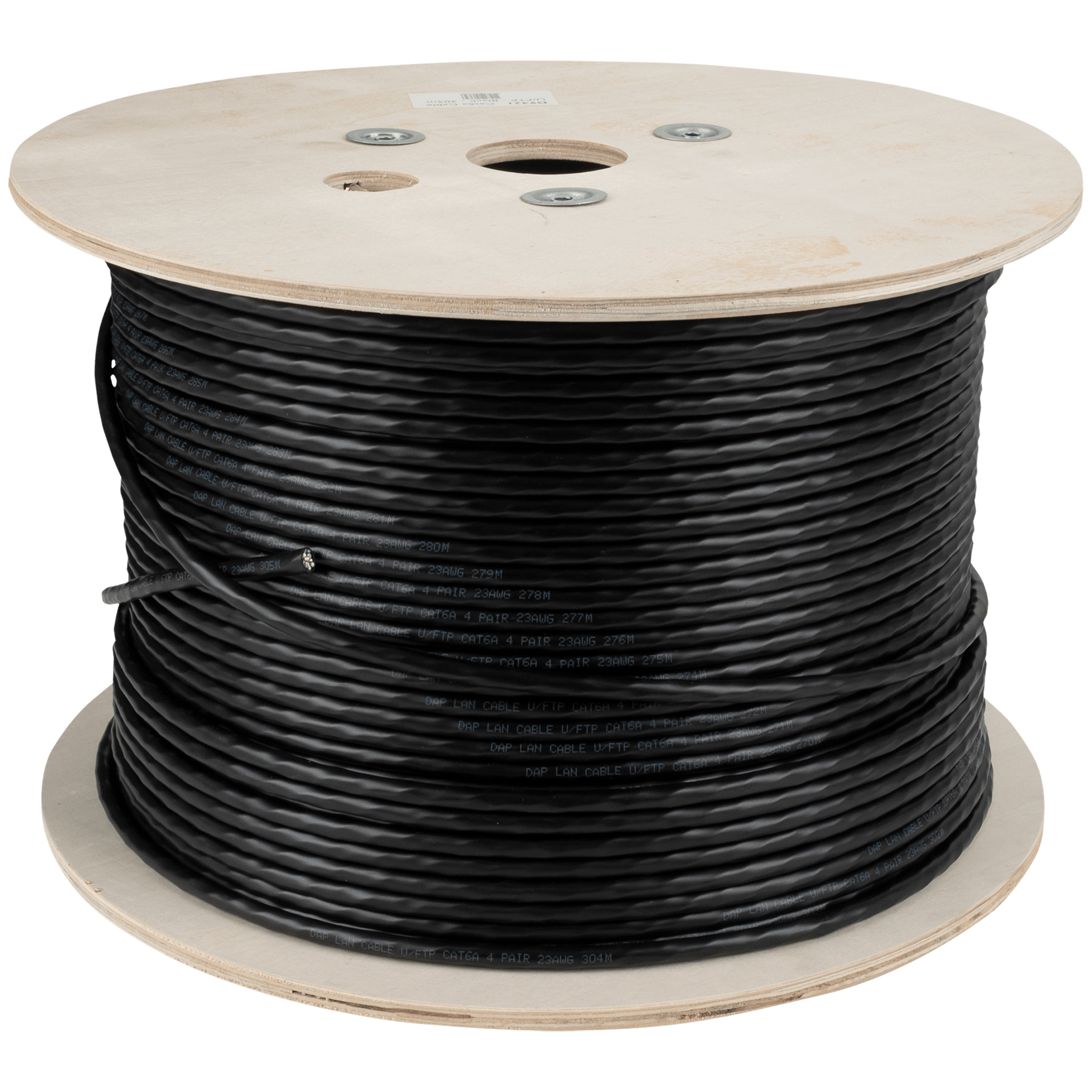Dap Câble Lan CAT6a U/FTP 305 m - Câble numérique SonoVente.com