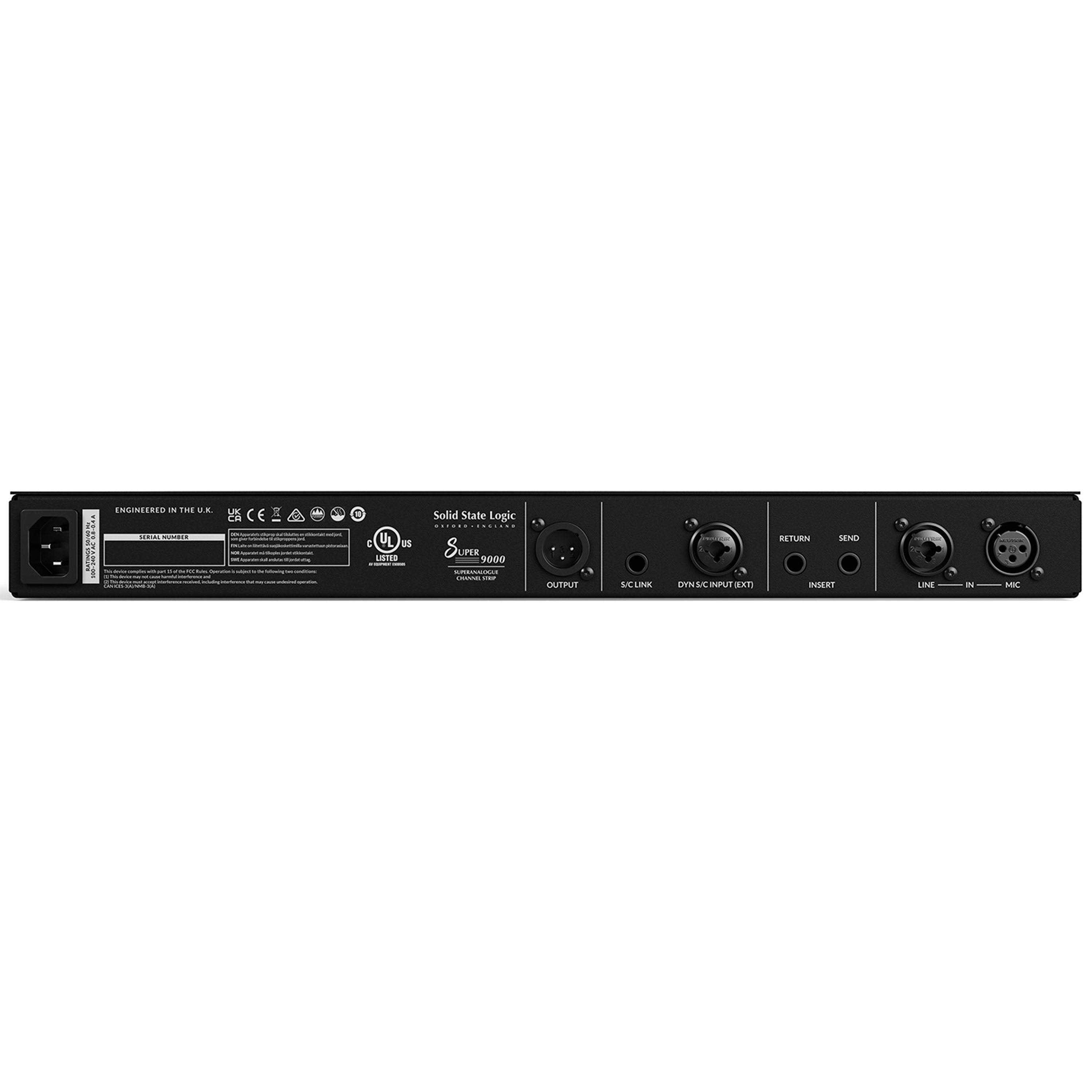 SSL Super 9000 SuperAnalogueTM Channel Strip - Tranche de console ...